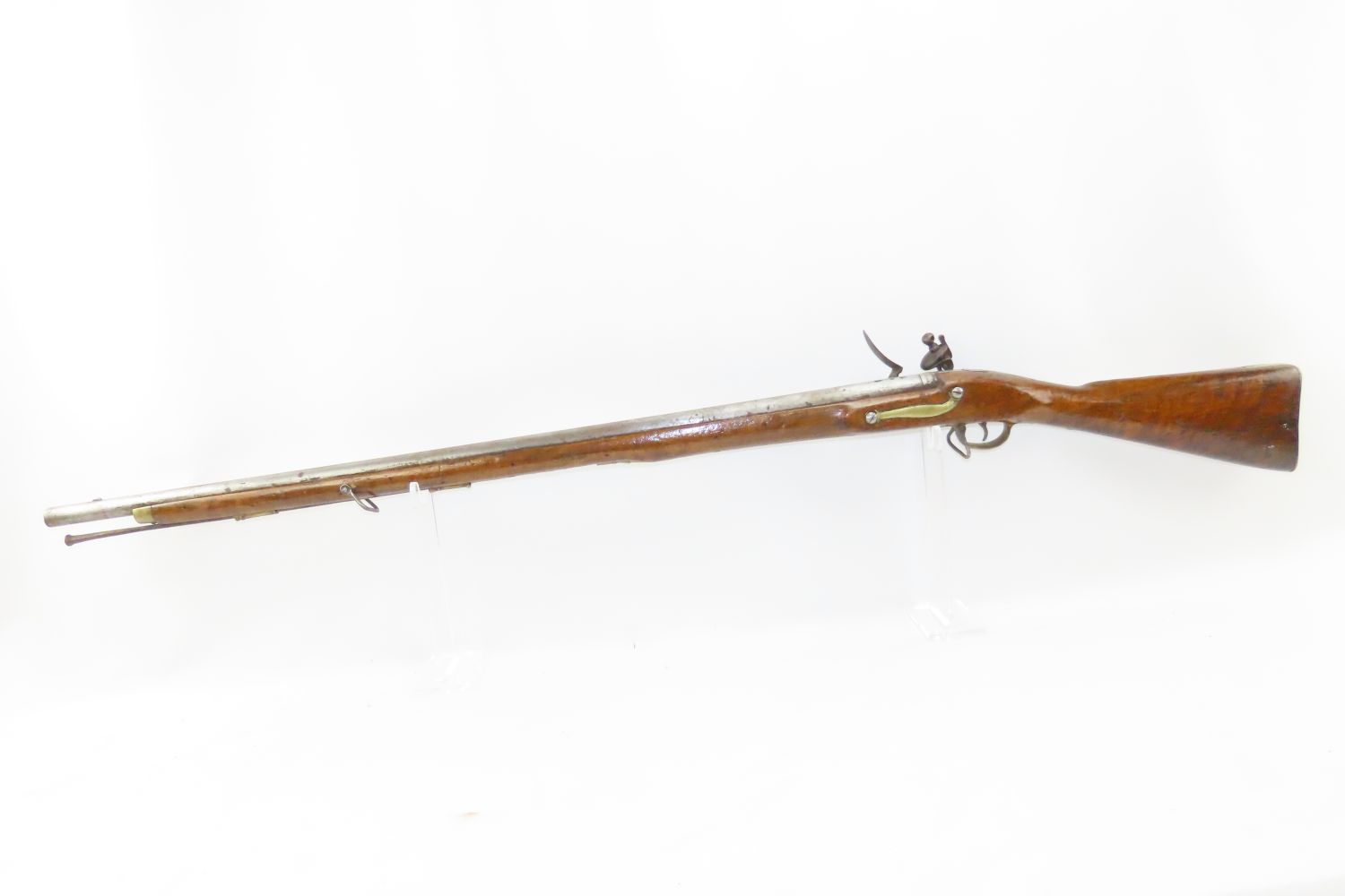 East India Co. Brown Bess Flintlock Musket with 1801 Dated Lock 7.7 C&R ...