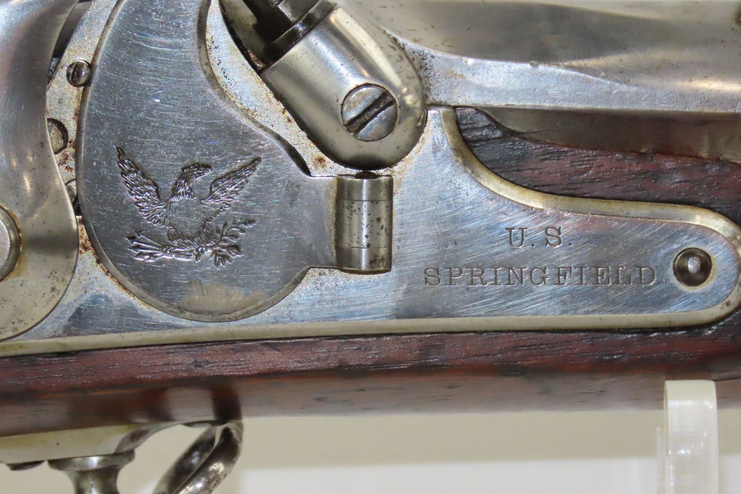U.S. Springfield Model 1855 Percussion Riffle-Musket 7.2 C&R Antique008 ...