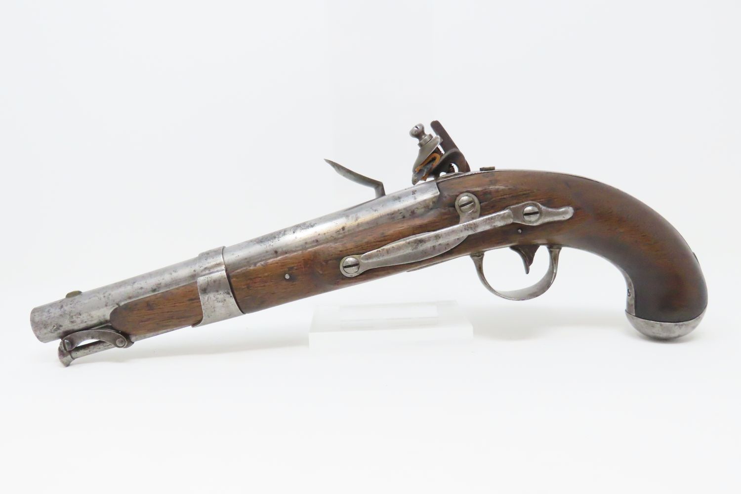 W. L. Evans U.S. Navy Model 1826 Flintlock Pistol 4.30 C&R Antique017 ...
