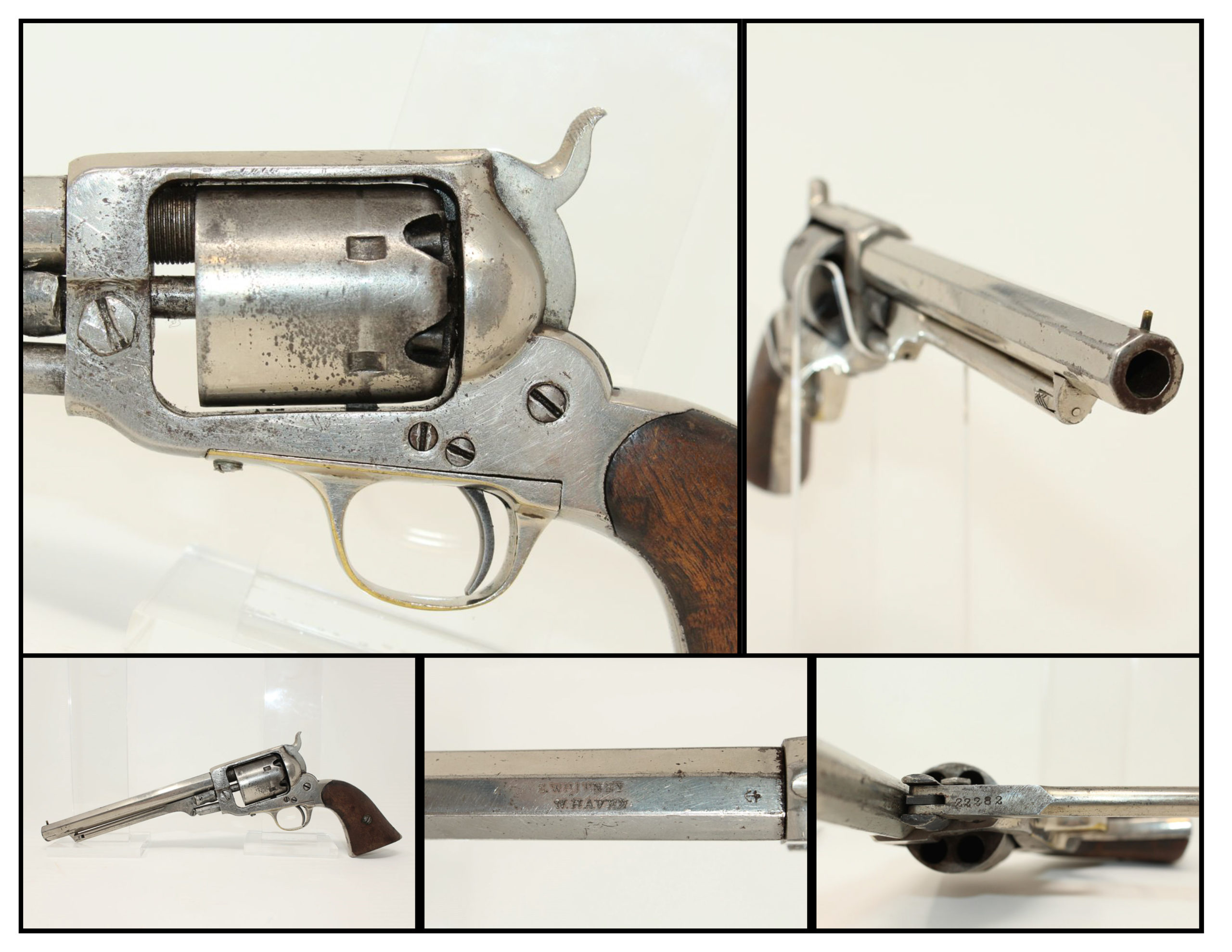 aCollage Civil War U.S. Navy E. Whitney Navy Model Revolver | Ancestry Guns