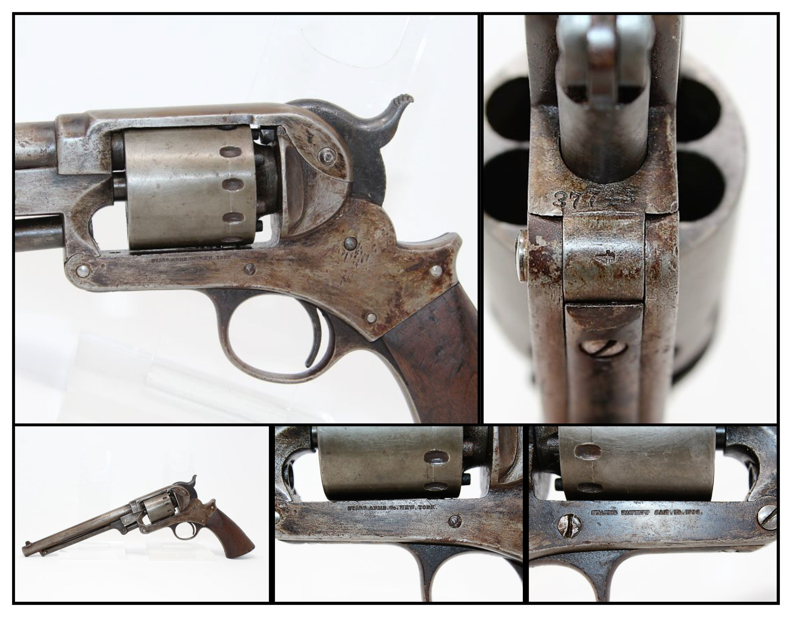 bCollage Starr MOdel 1863 Revolver | Ancestry Guns