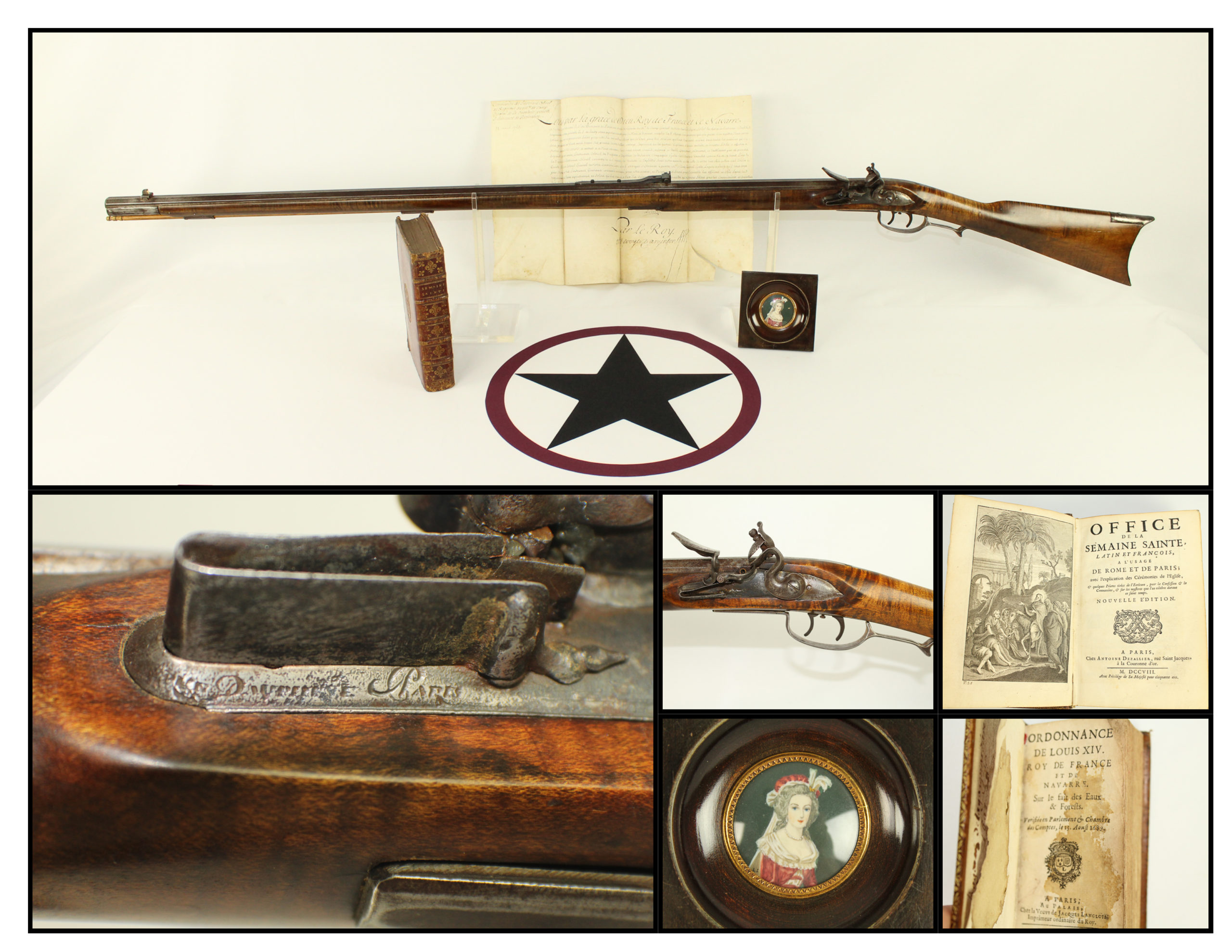 gCollage Left Handed Flintlock Rifle | Ancestry Guns