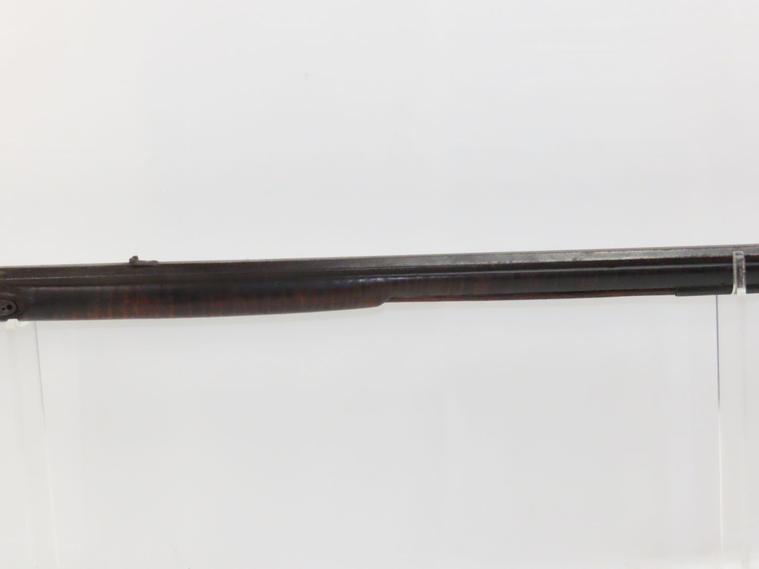 American Smooth Rifle with Silver Inlaid Barrel 2.6 C&R Antique006 ...