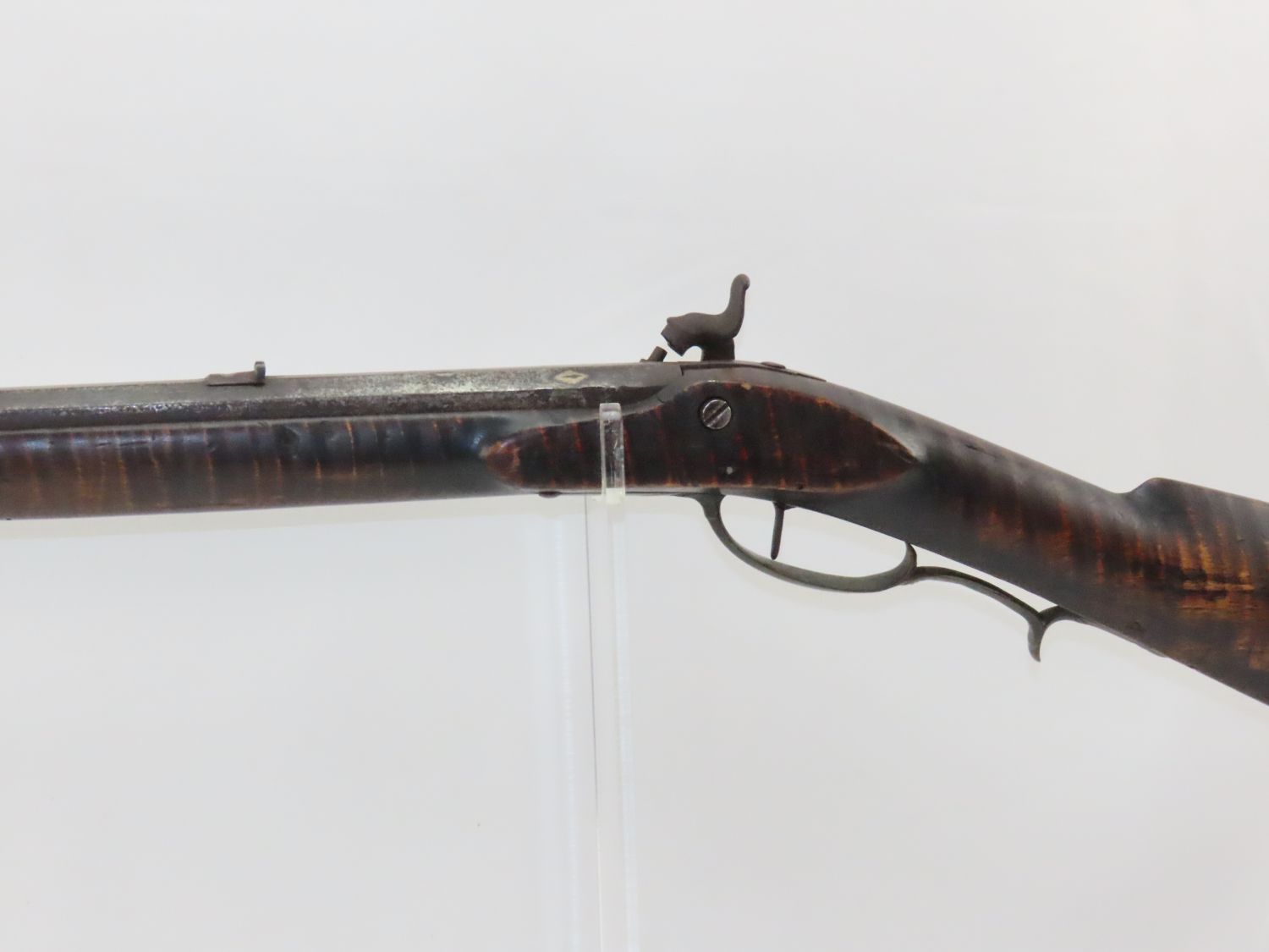 American Smooth Rifle with Silver Inlaid Barrel 2.6 C&R Antique026 ...