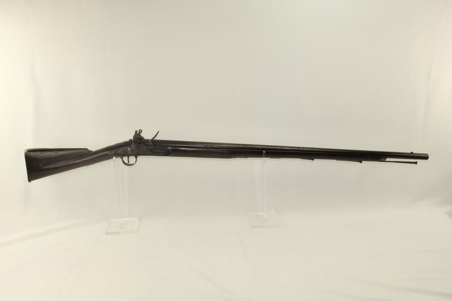 Brown Bess Type Flintlock Musket with Castle and Elephant Lock Markings ...