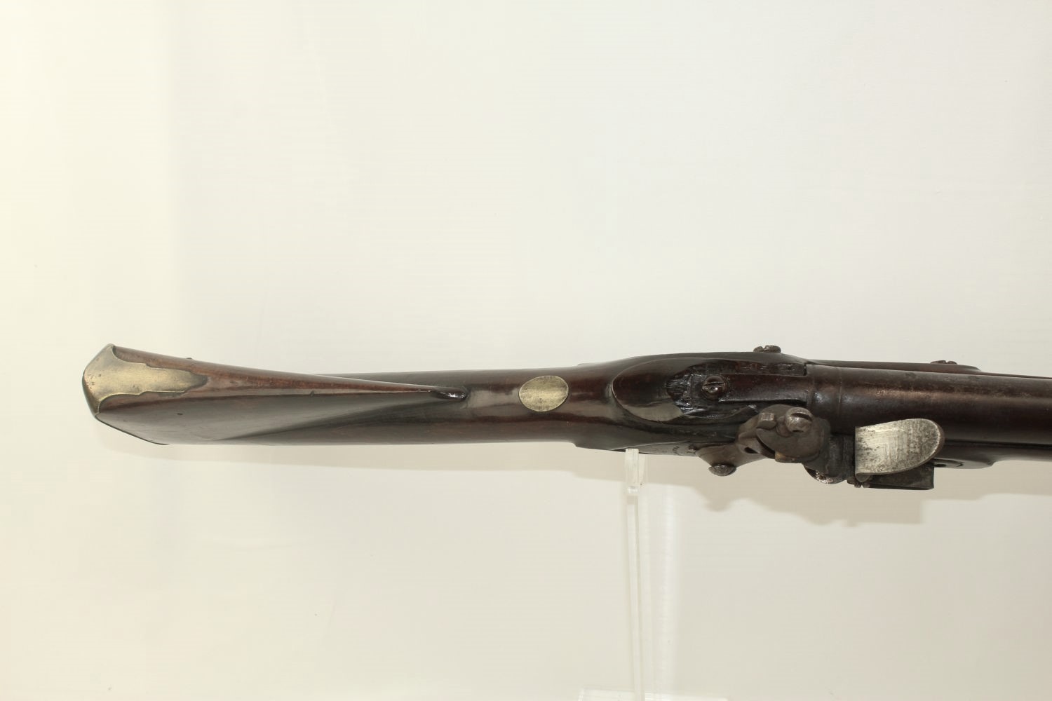 Brown Bess Type Flintlock Musket with Castle and Elephant Lock Markings ...