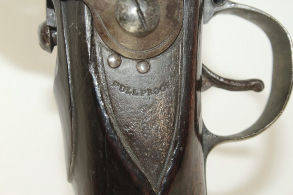 Brown Bess Type Flintlock Musket with Castle and Elephant Lock Markings ...