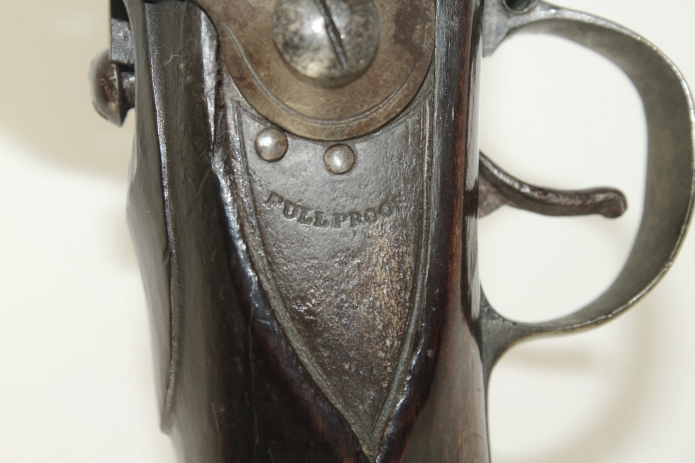 Brown Bess Type Flintlock Musket with Castle and Elephant Lock Markings ...