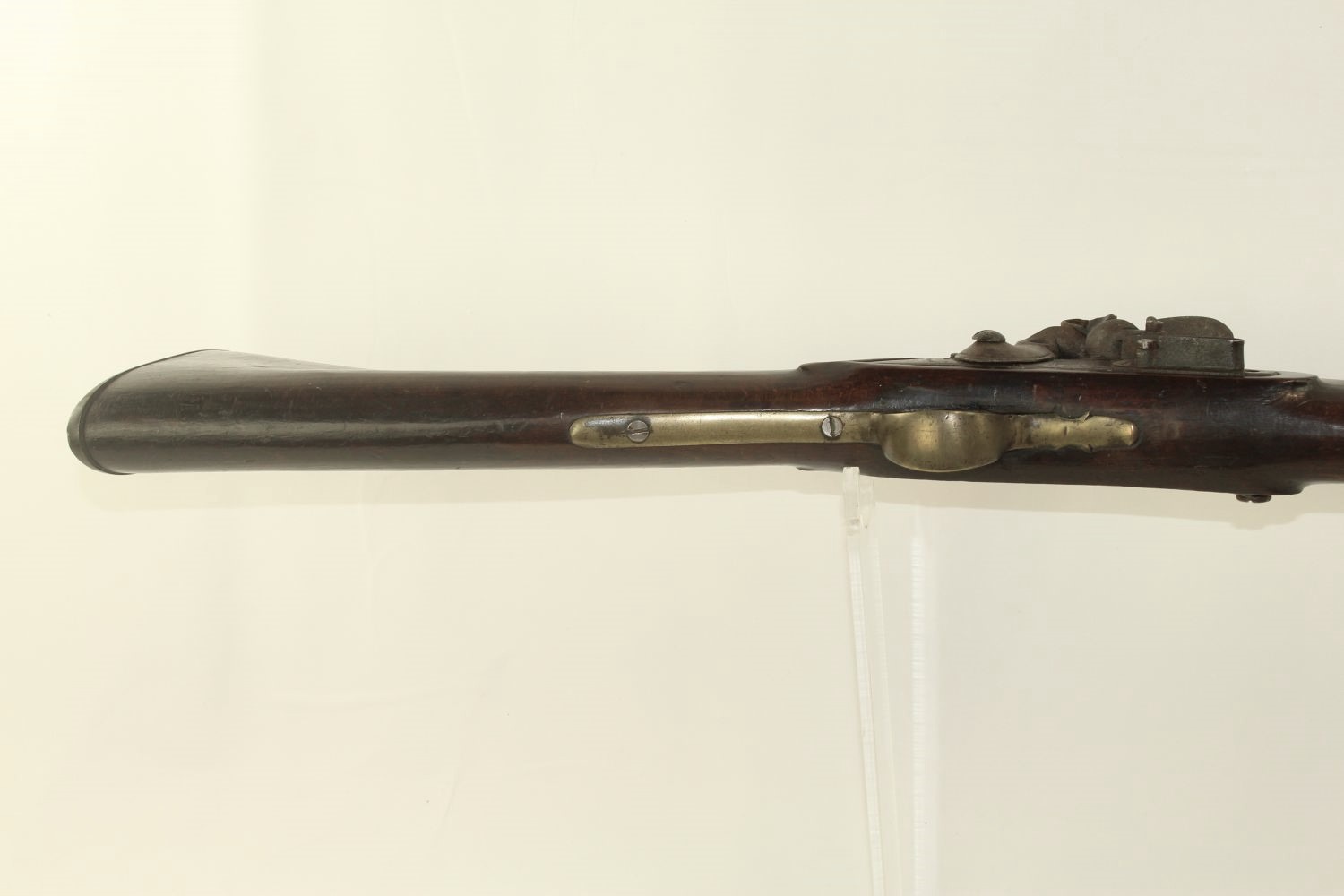 Brown Bess Type Flintlock Musket with Castle and Elephant Lock Markings ...