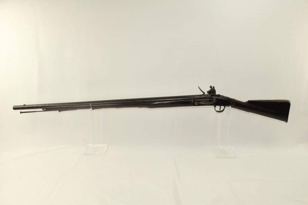Brown Bess Type Flintlock Musket with Castle and Elephant Lock Markings ...
