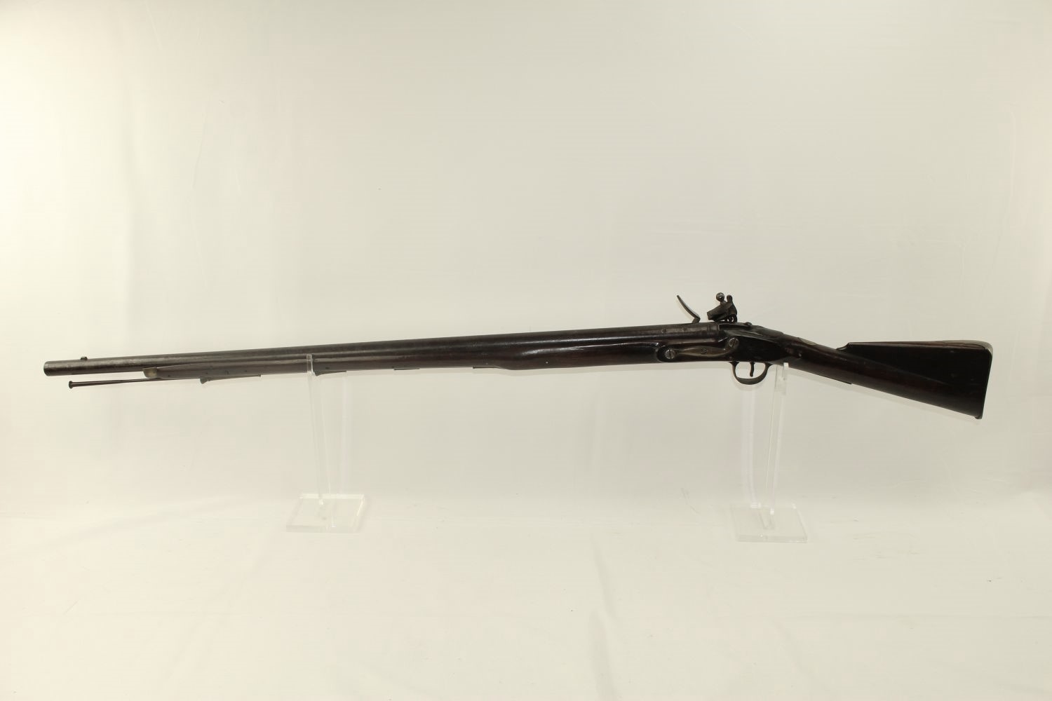 Brown Bess Type Flintlock Musket with Castle and Elephant Lock Markings ...