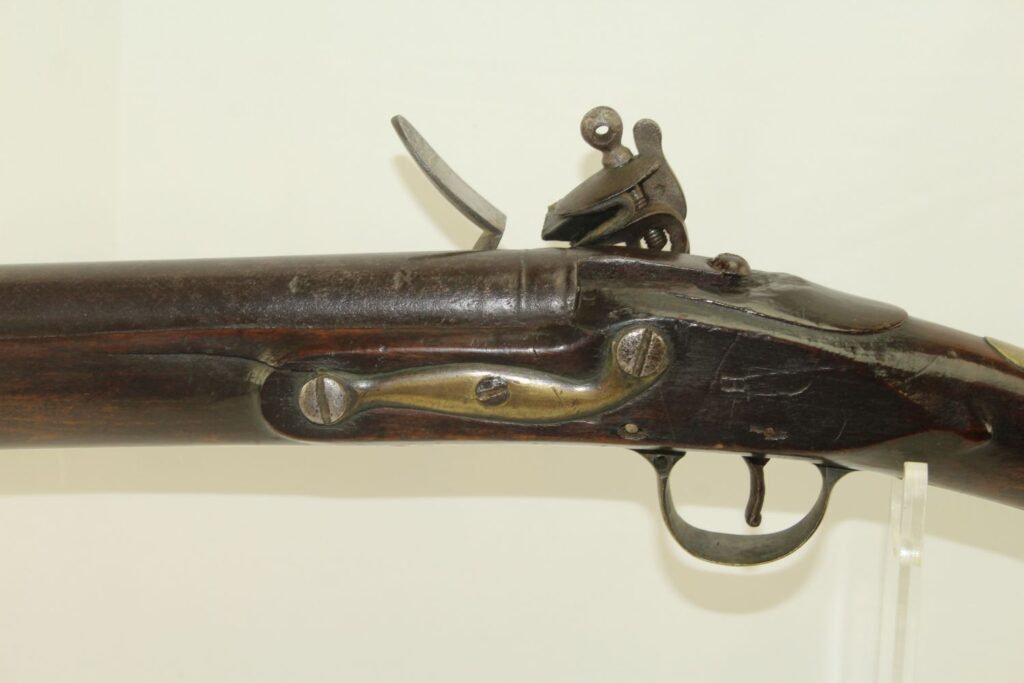 Brown Bess Type Flintlock Musket with Castle and Elephant Lock Markings ...