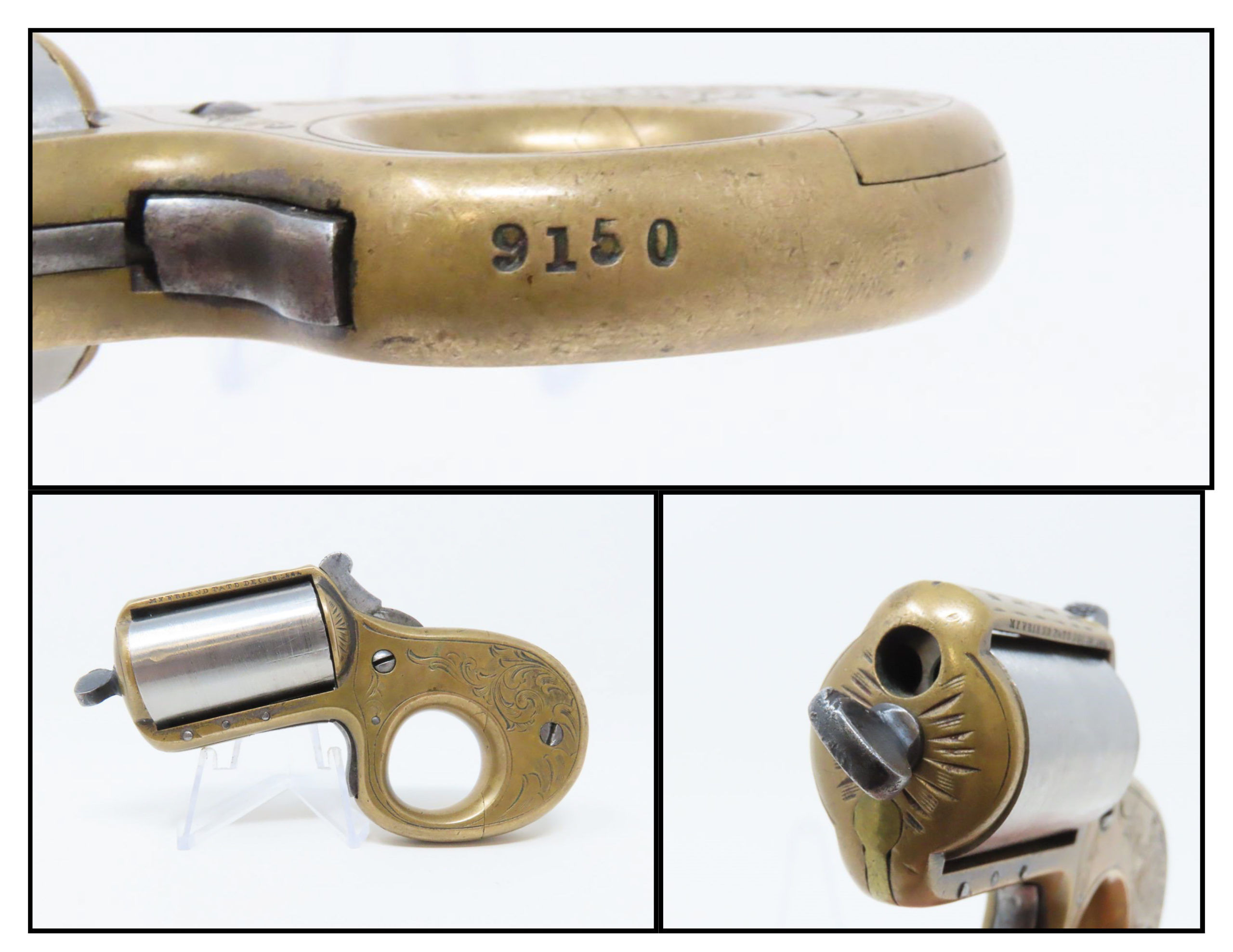 Collage Engraved James Reid My Friend Knuckle Duster Revolver 9.16.20 ...