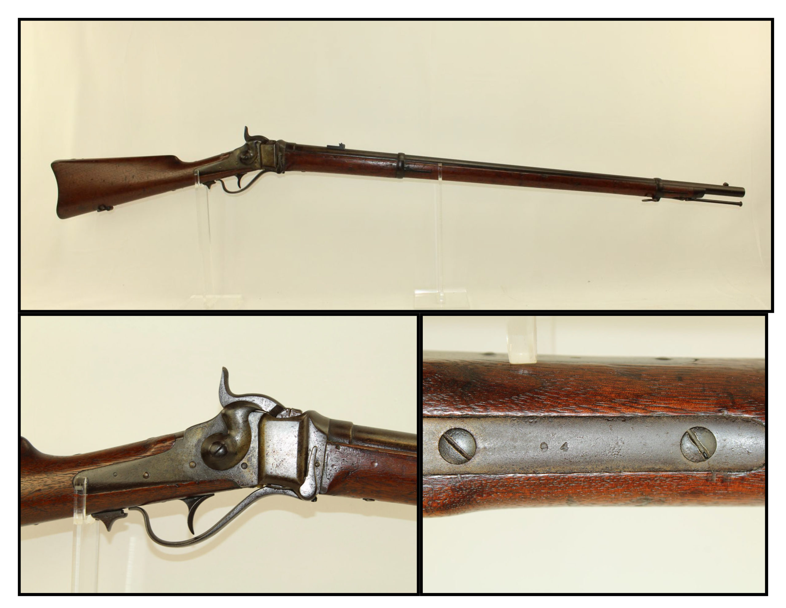 Collage Scarce U.S. Springfield Sharp s Model 1870 | Ancestry Guns