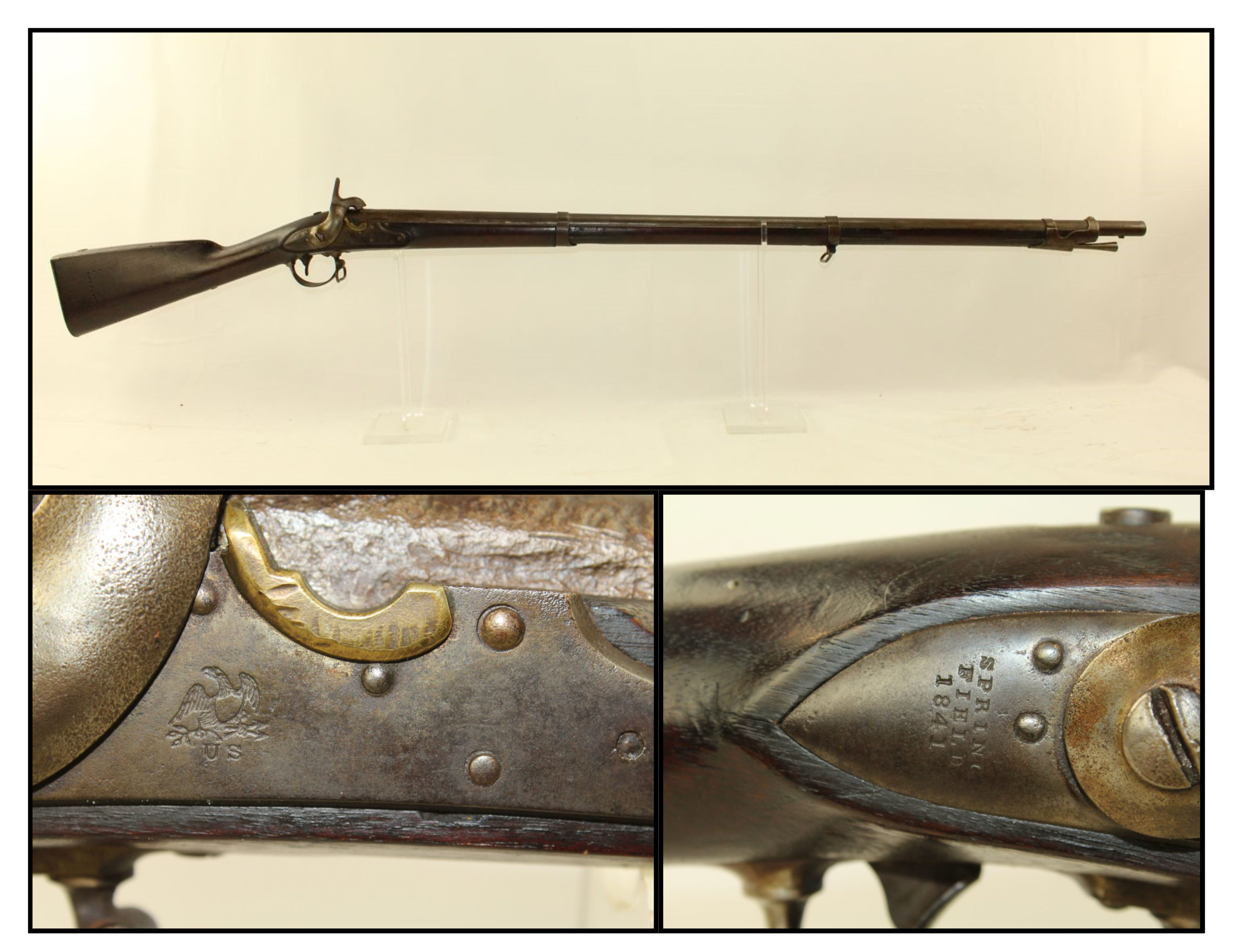 Collage Springfield Model 1840 Musket | Ancestry Guns