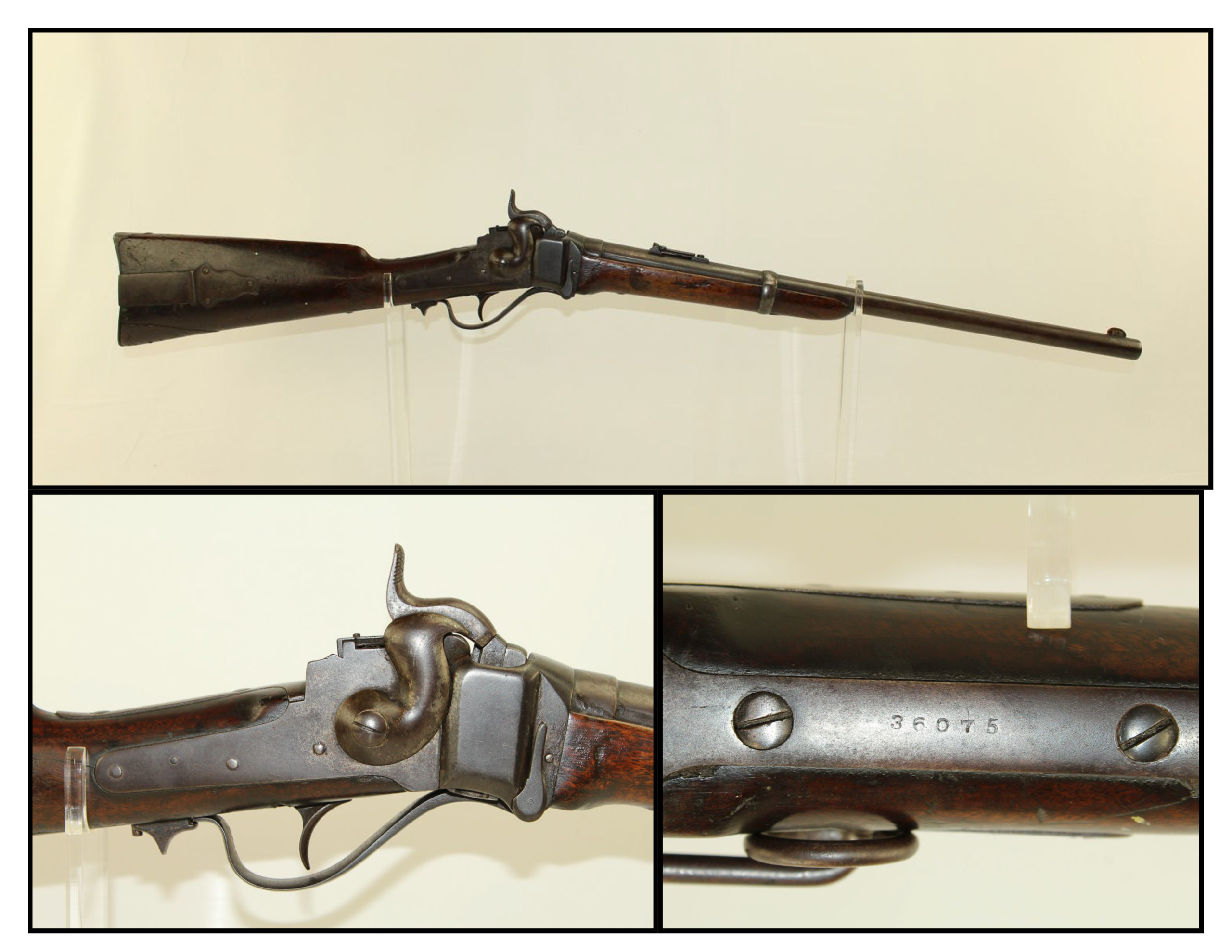 Collage U.S. Sharps New Model 1859 Carbine | Ancestry Guns