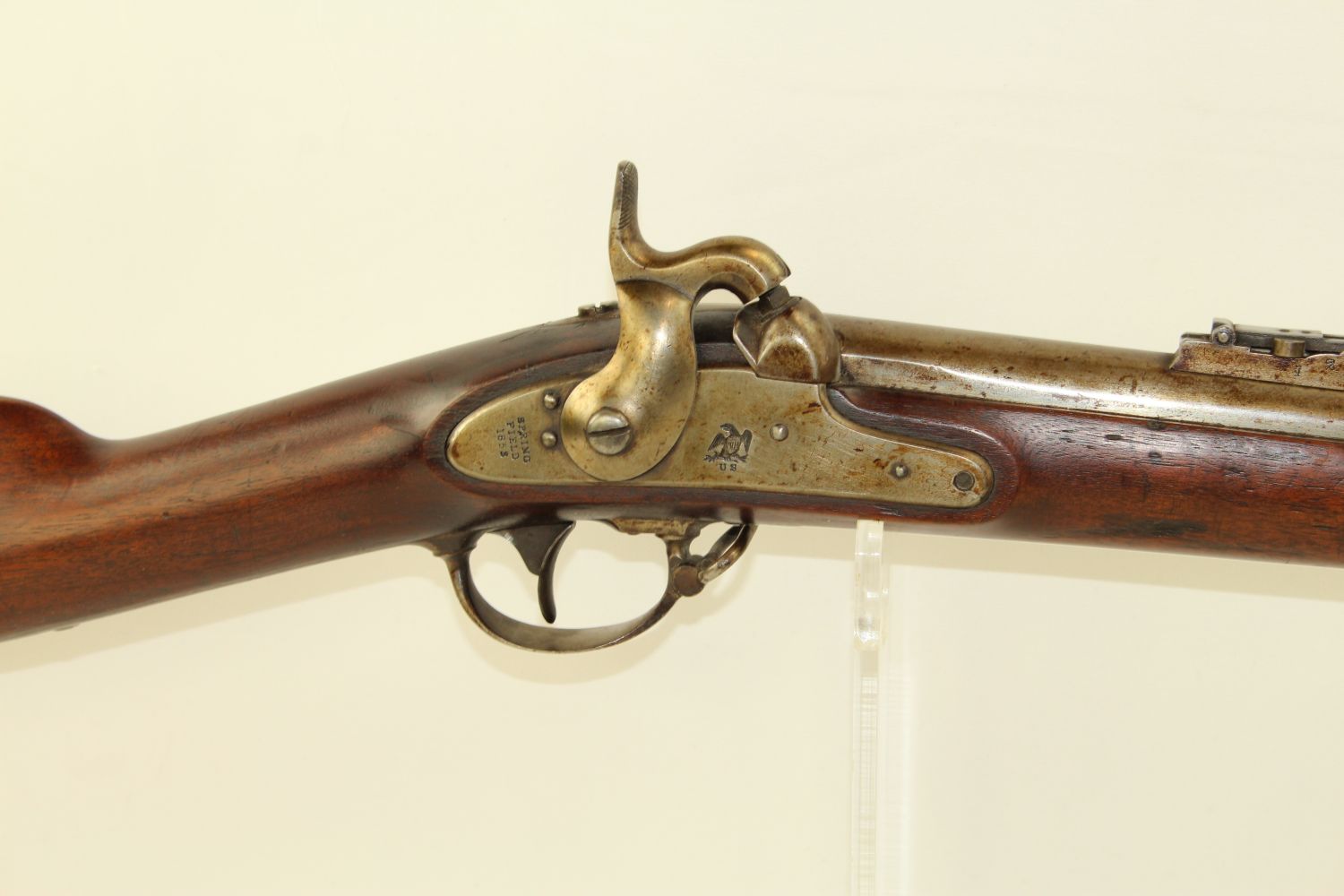 Dated U.S. Springfield Model 1851 Cadet Rifled Musket 12.6 C&R ...