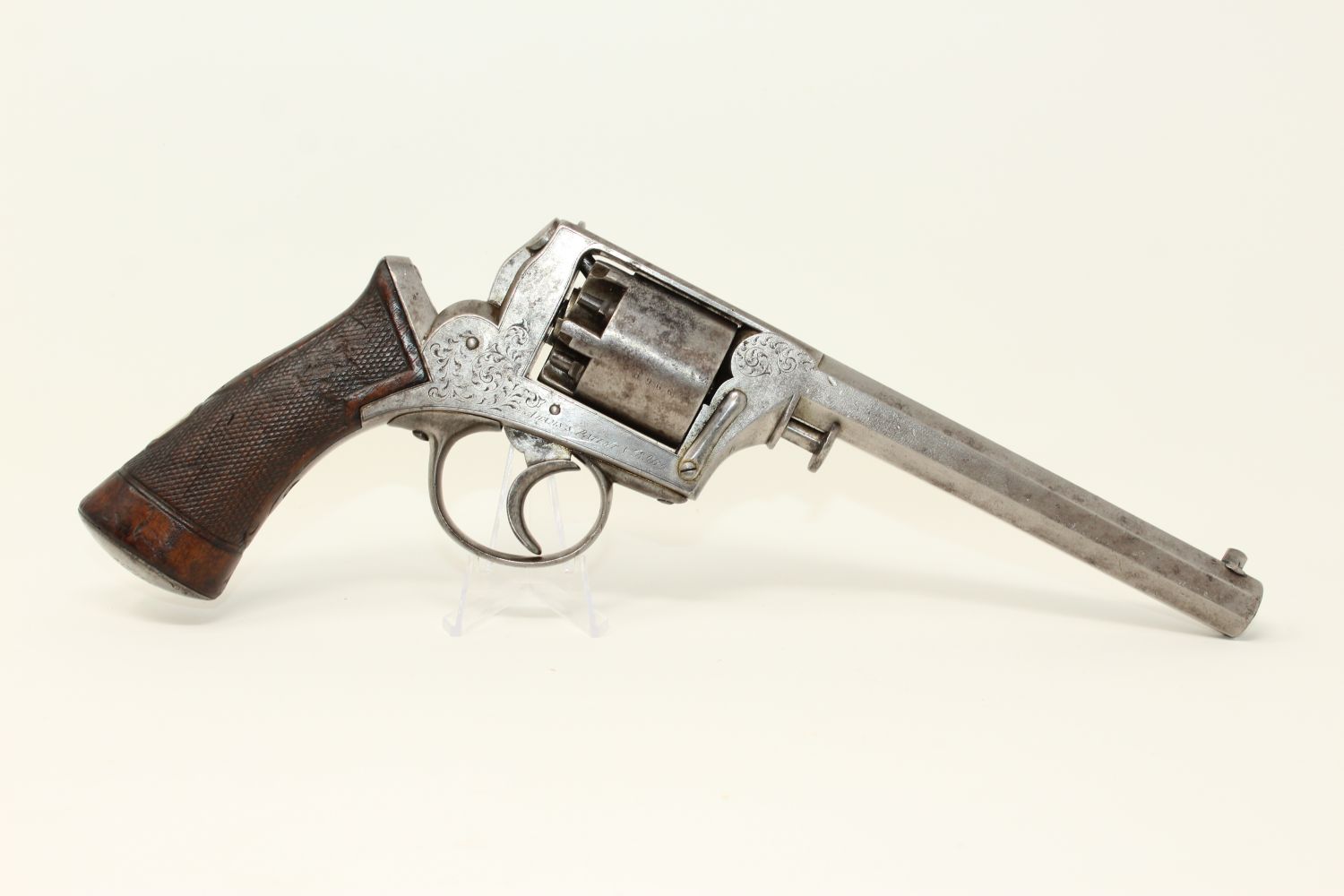 Engraved Adams Patent Revolver C&R Antique015 | Ancestry Guns