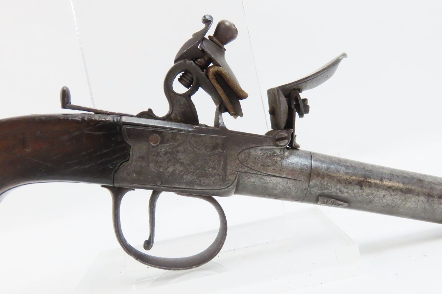 European Flintlock Boxlocks with Display Case 6.19 C&R Antique029 ...