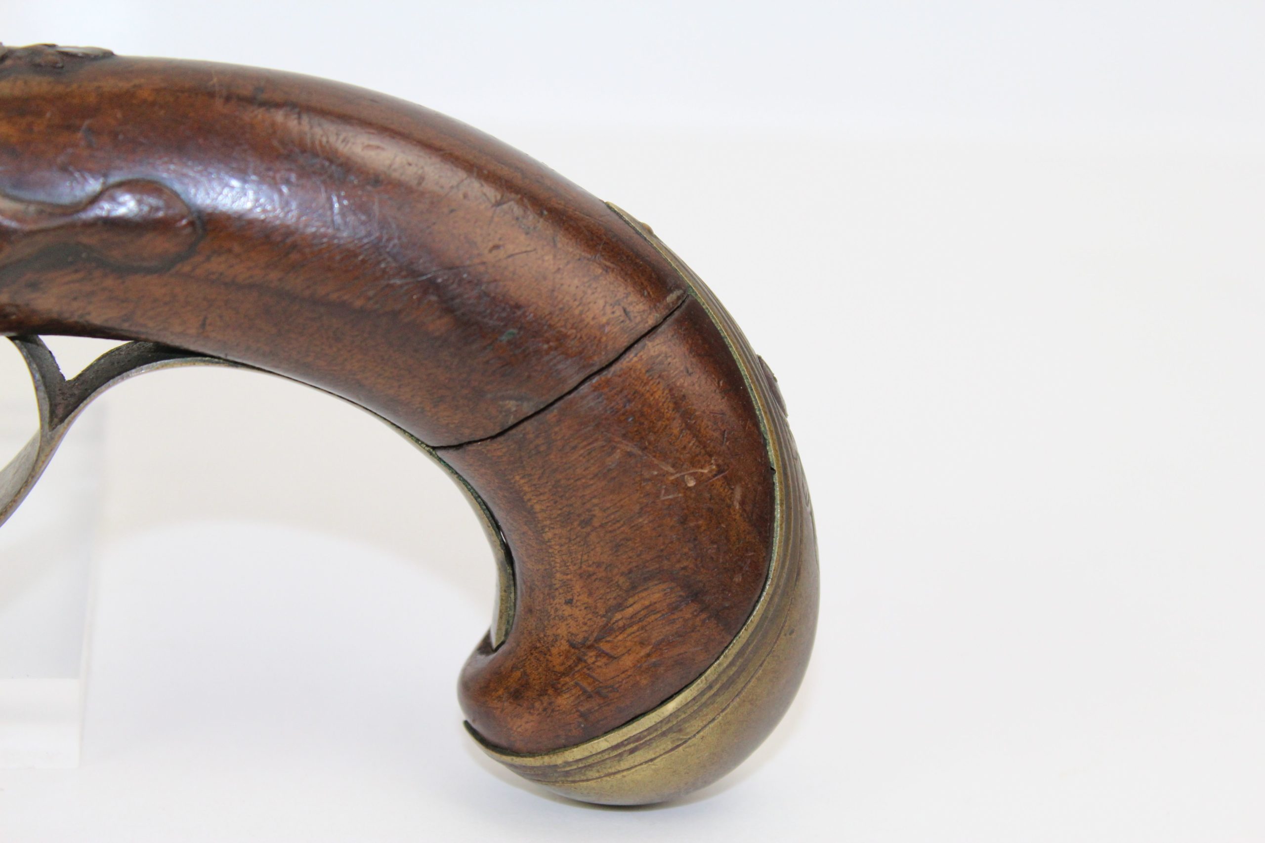 French Style Flintlock Pistol with Carved Stock C&R Antique012 ...