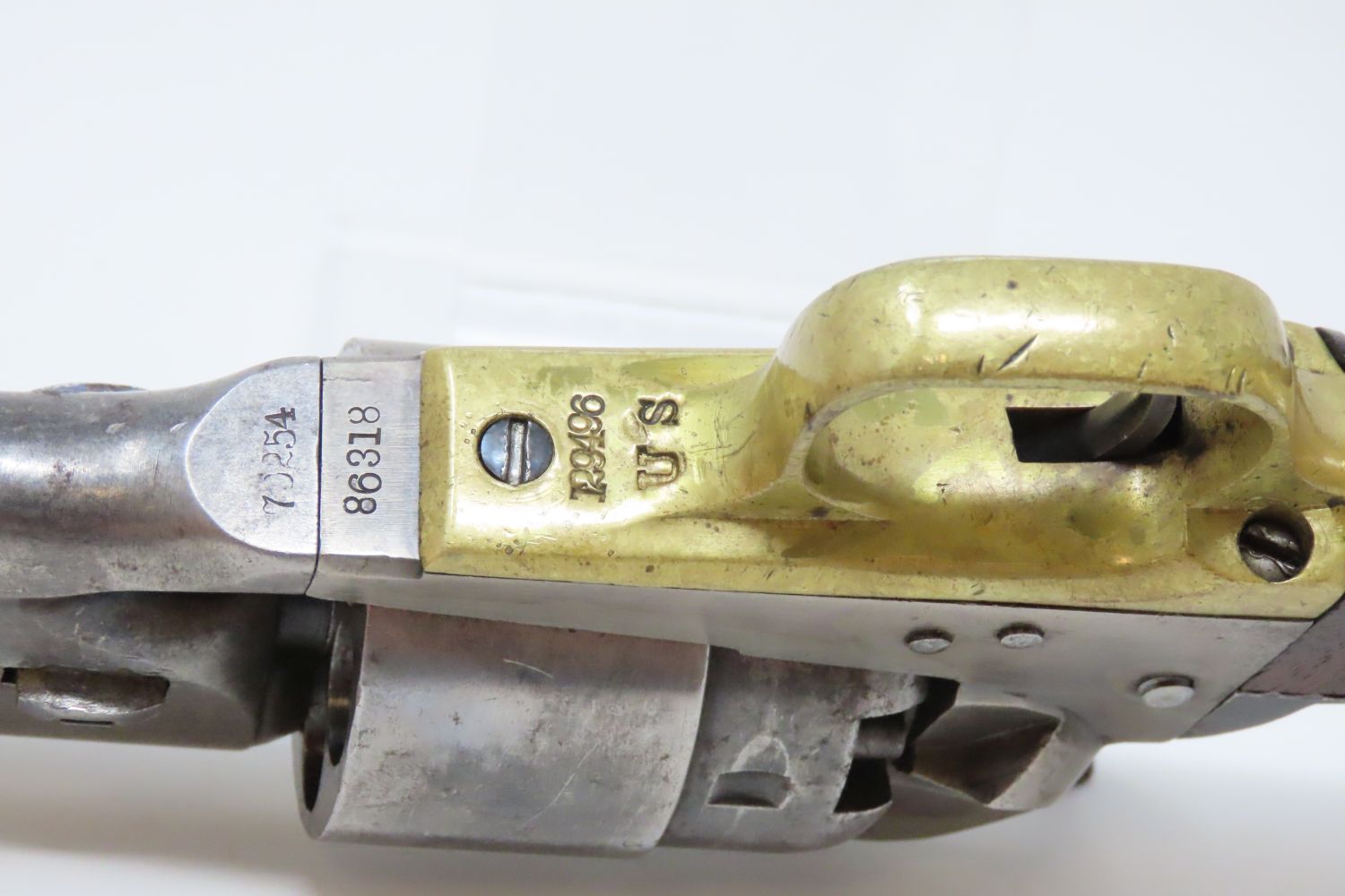 Indian War Era Rebuilt U.S. Colt MOdel 1860 Army Percussion Revolver 6. ...