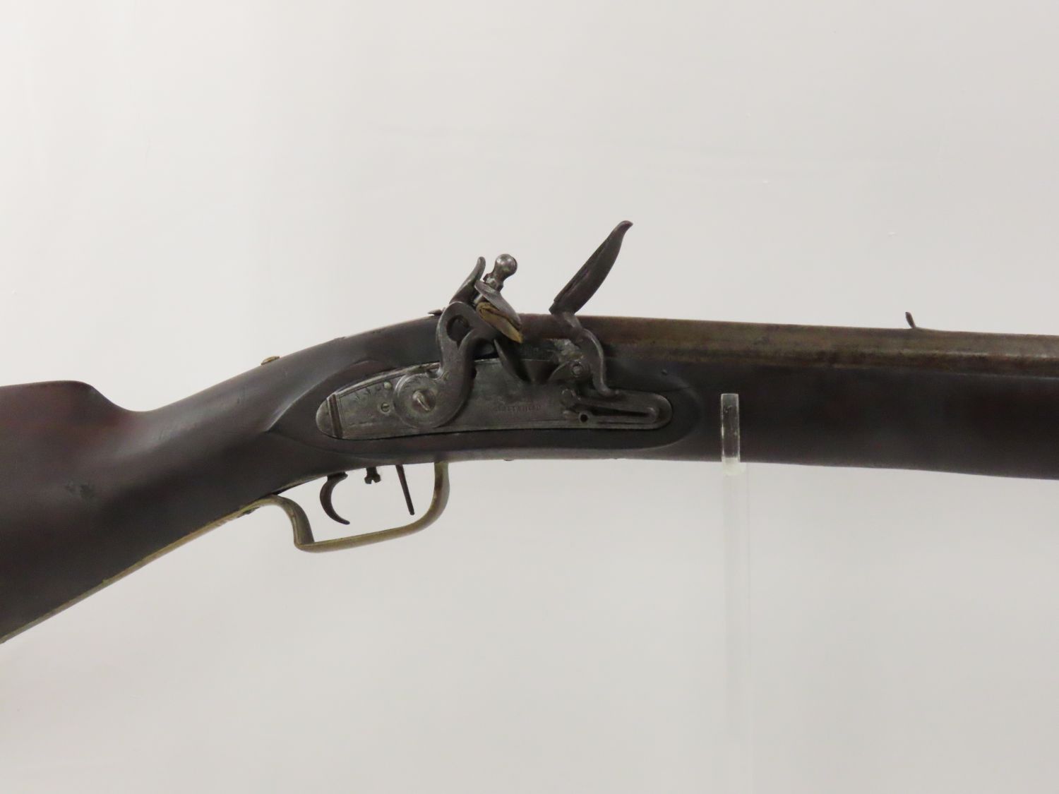 Large Flintlock Rifled Wall Gun Amusette 2.3 C&R Antique001 | Ancestry Guns