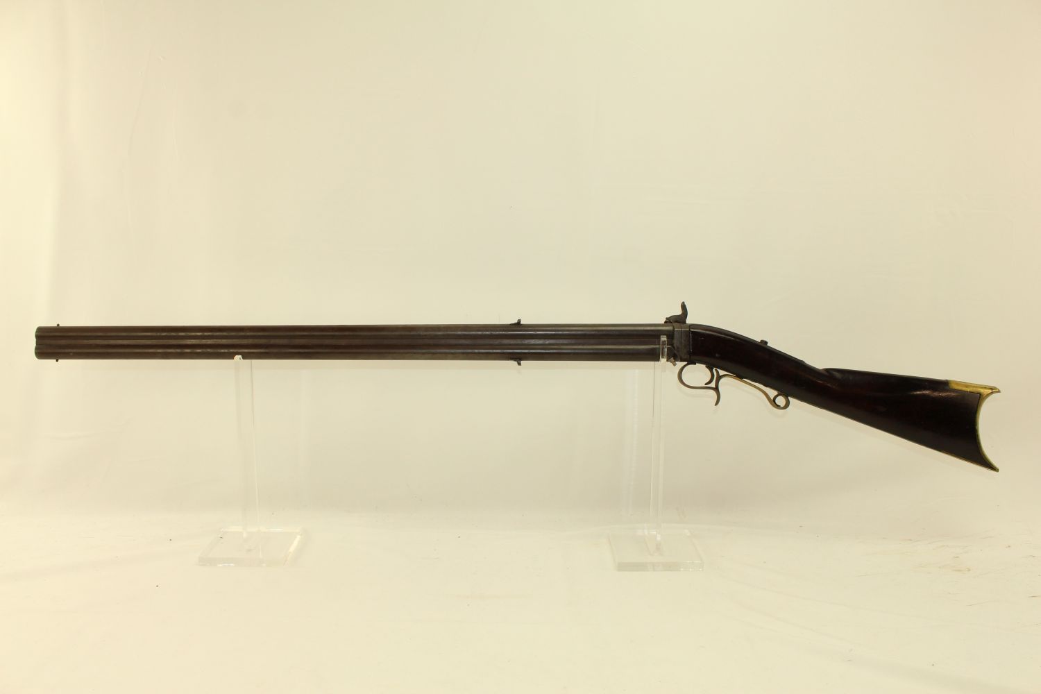 S. Adams Swivel Breech Percussion Double Rifle 1.22 C&R Antique017 ...