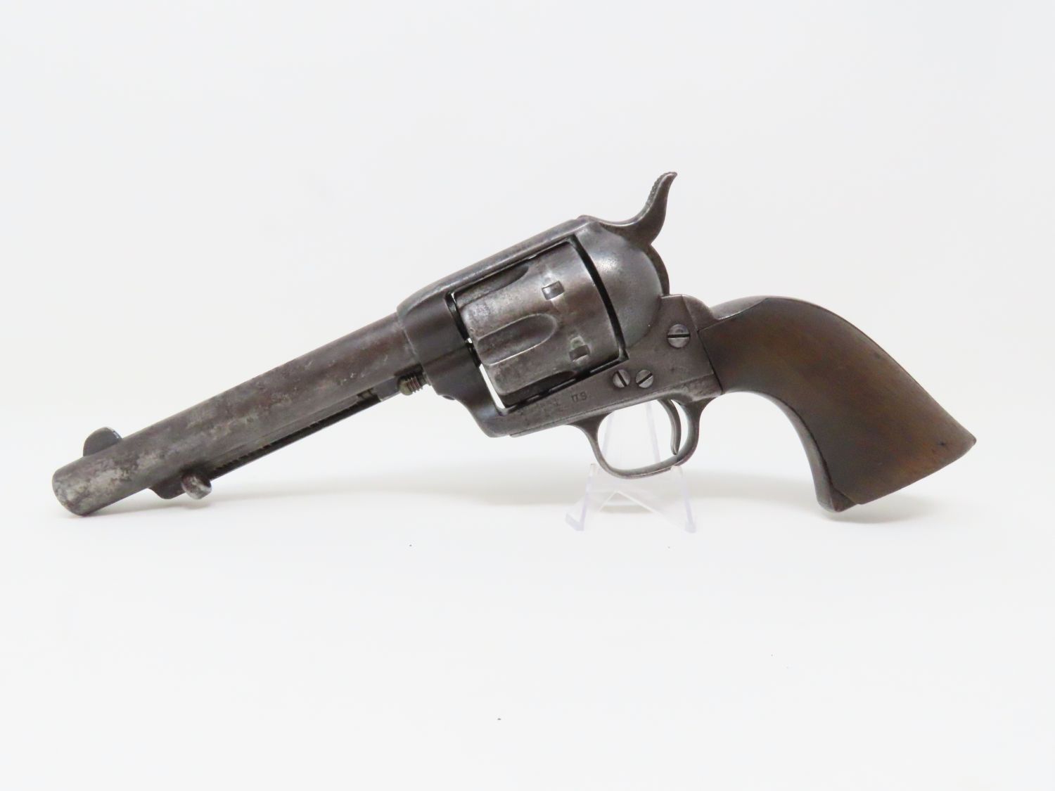 U.S. Colt Artillery Model SIngle Action Army Revolver 3.09 C&R Antique001 | Ancestry Guns