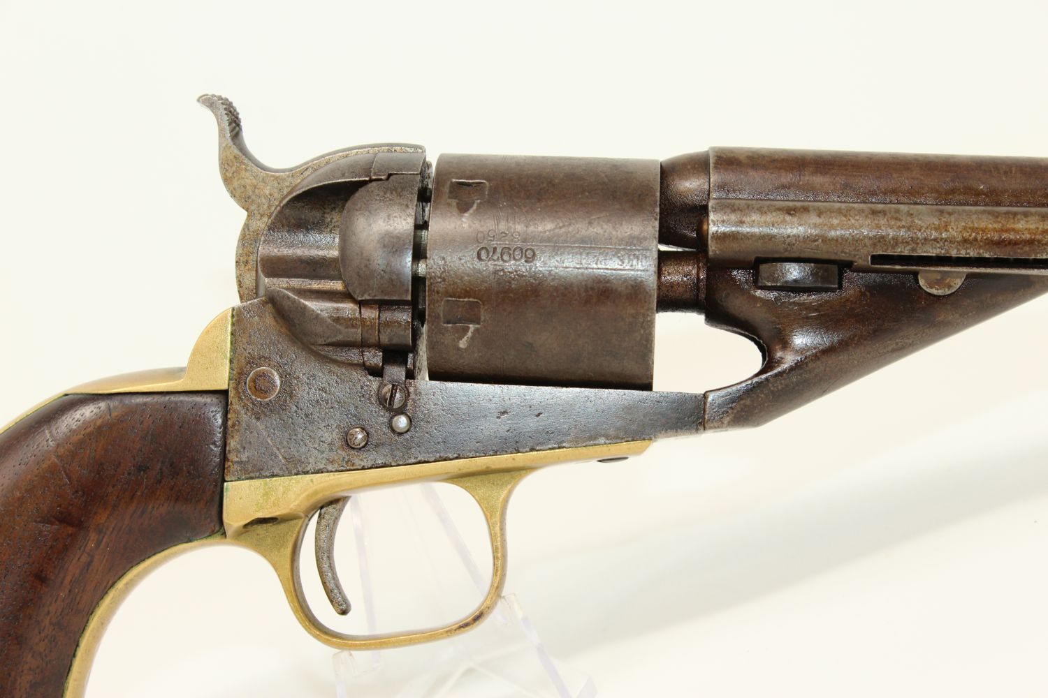 U.S. Navy Colt Model 1861 Navy Conversion Revolver C&R Antique022 ...