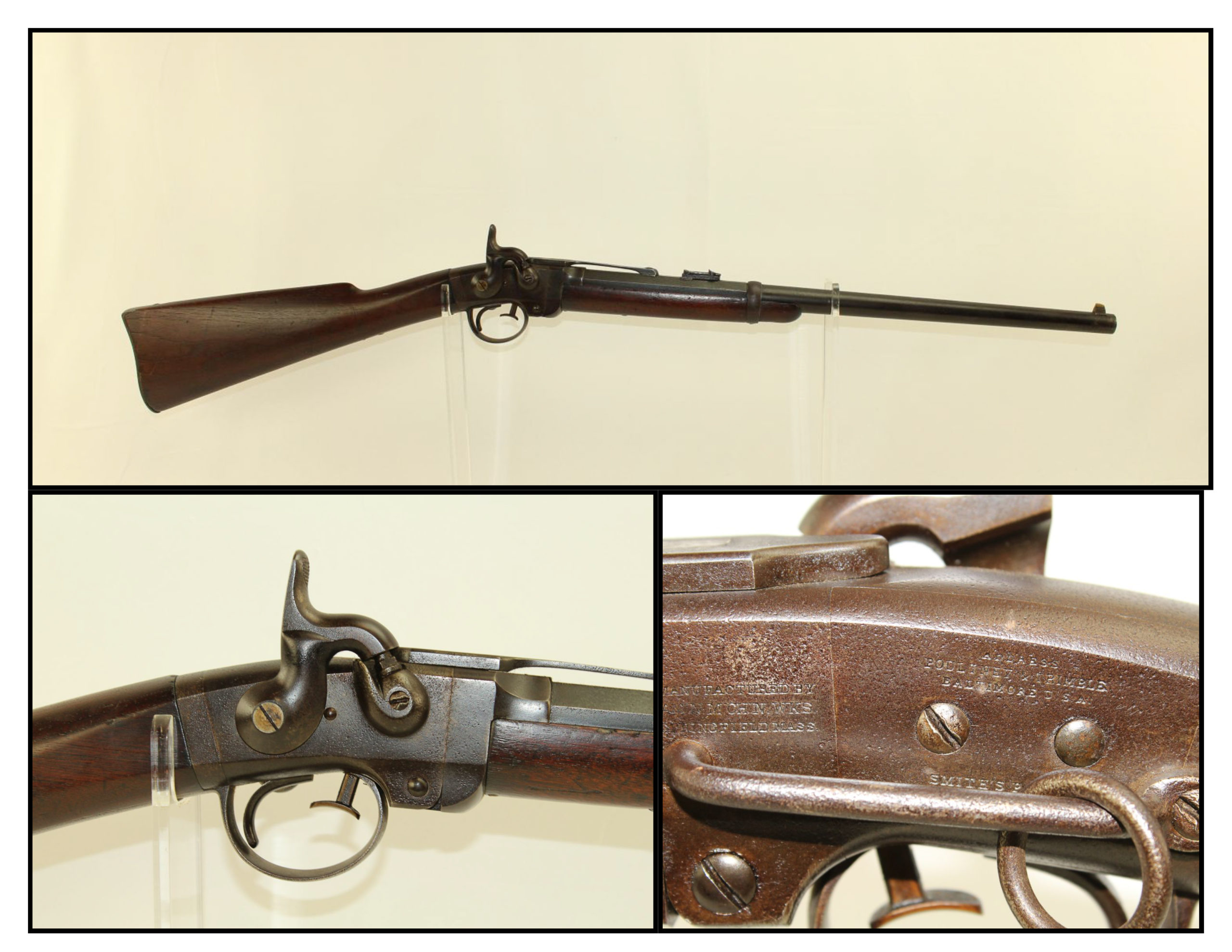 aCollage American Machine Works Smith Carbine | Ancestry Guns