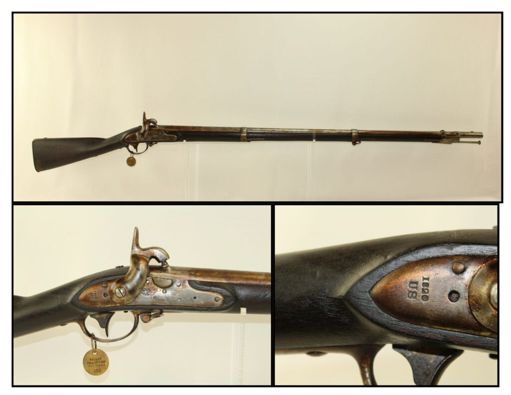 aCollage Cone Percussion Conversion L. Pomeroy U.S. Musket | Ancestry Guns