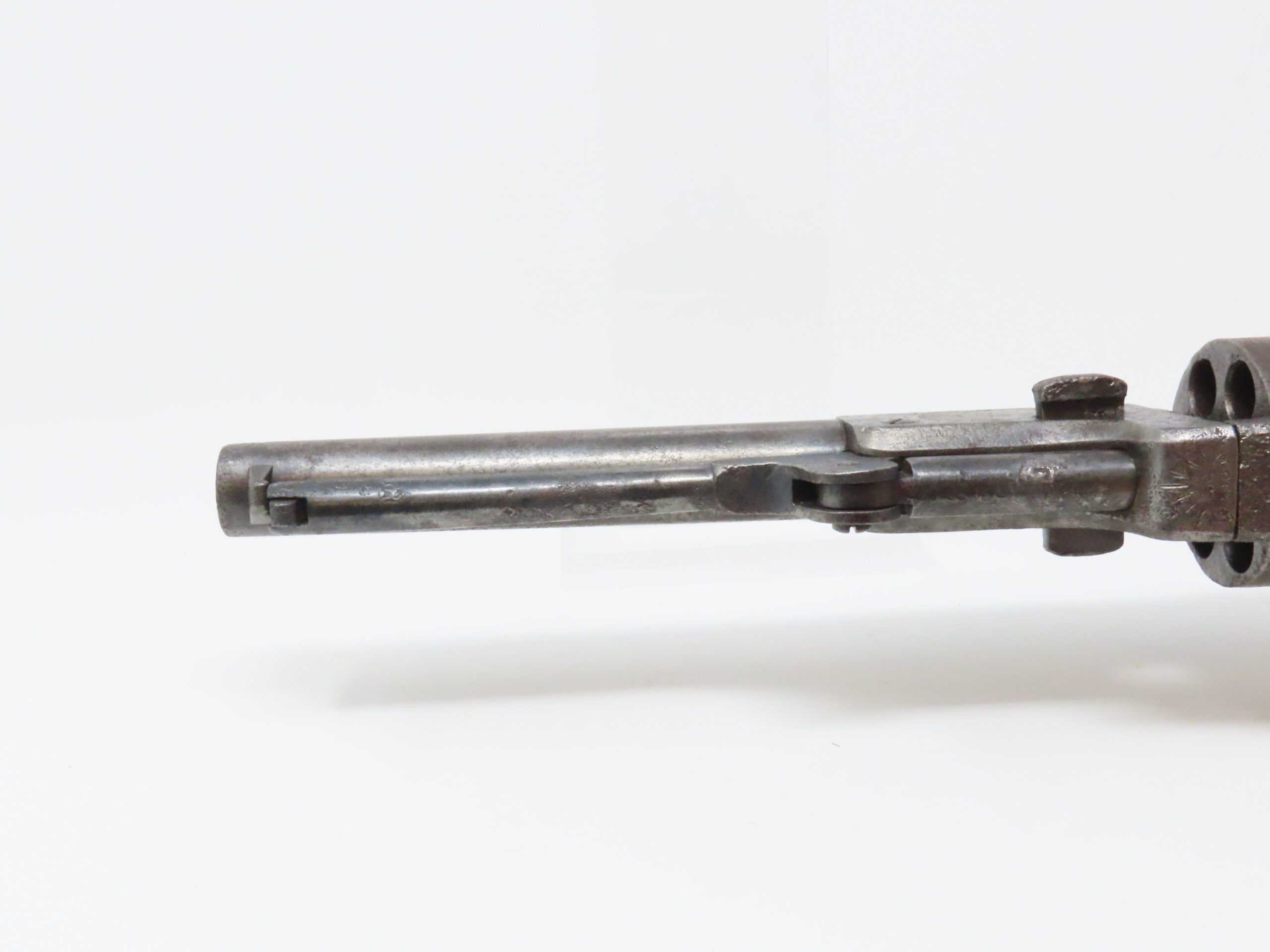 Antique Factory Engraved Colt Dragoon Revolver Donut Panel Scene F105 R ...