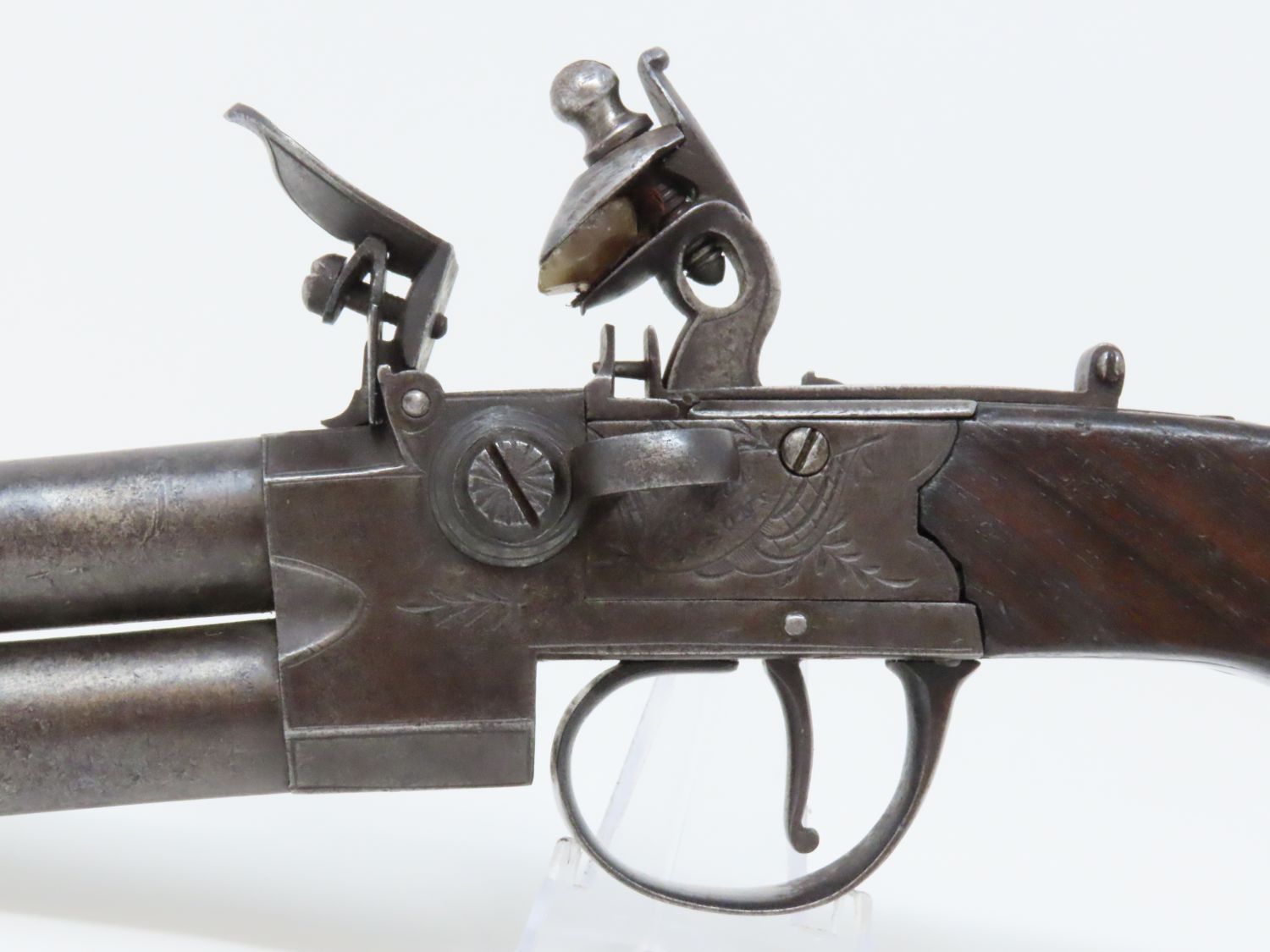 Chance & Sons Tap Action Double Barrel Pistol 4.6 C&R Antique003 ...