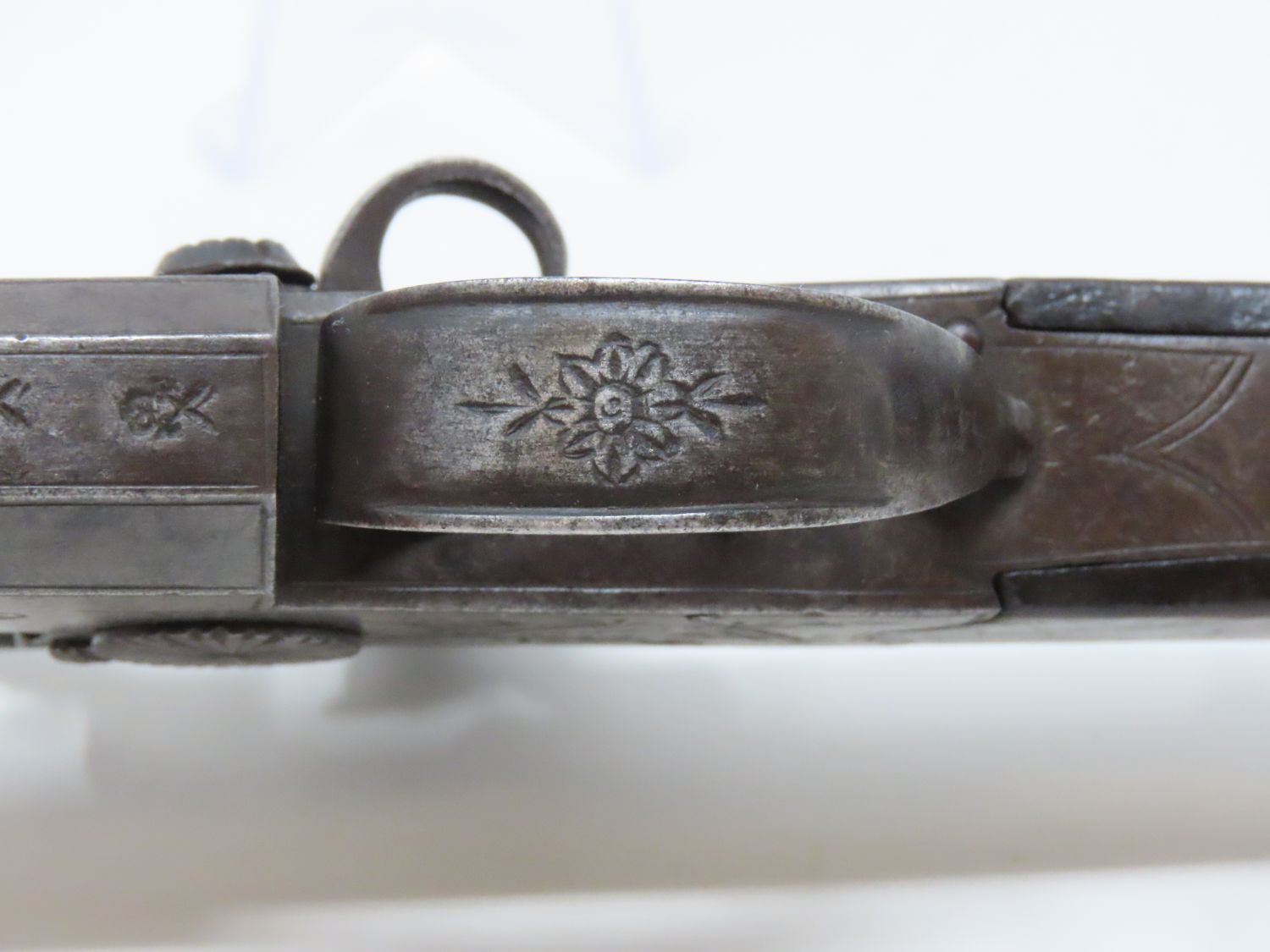 Chance & Sons Tap Action Double Barrel Pistol 4.6 C&R Antique010 ...