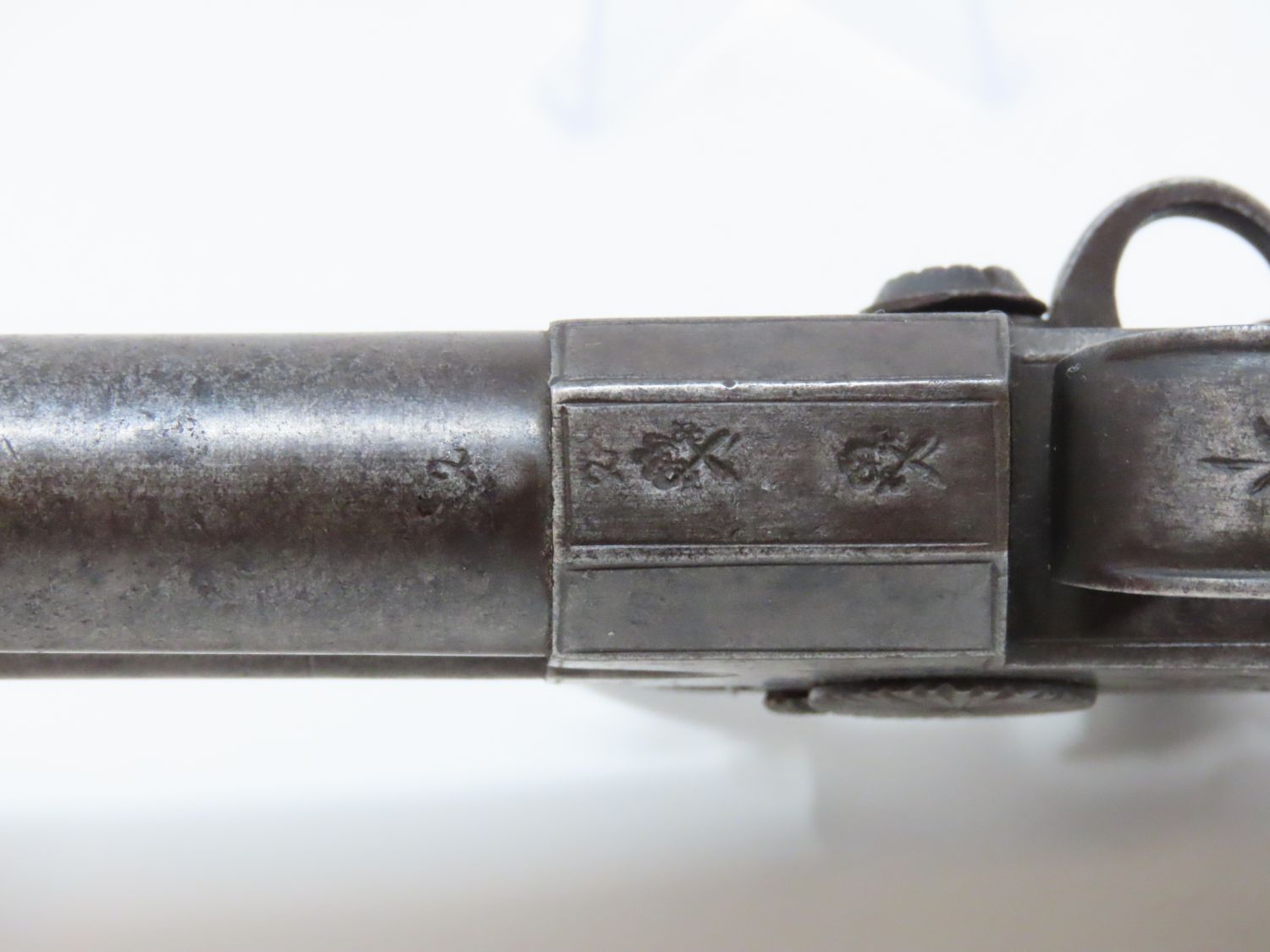 Chance & Sons Tap Action Double Barrel Pistol 4.6 C&R Antique011 ...