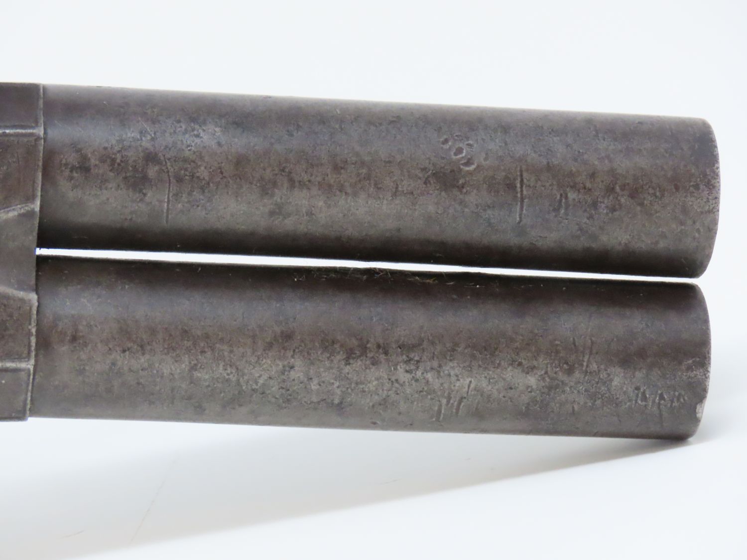 Chance & Sons Tap Action Double Barrel Pistol 4.6 C&R Antique021 ...