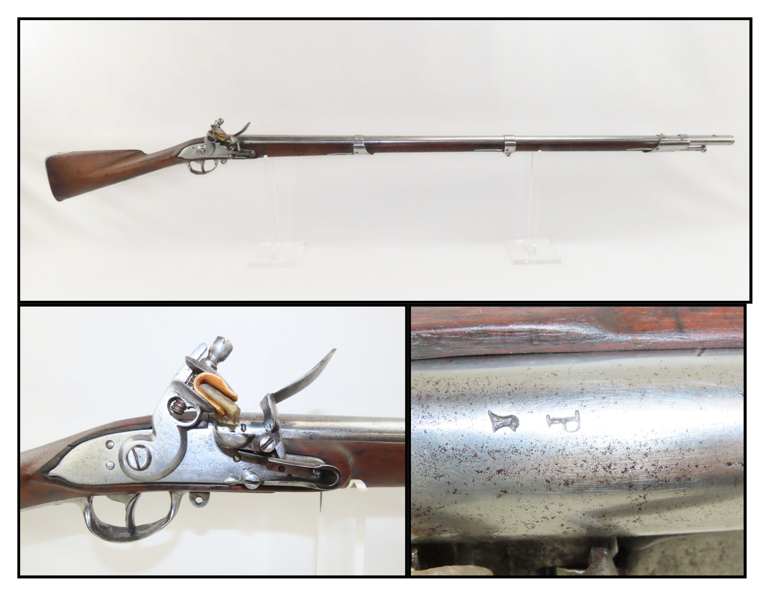 Collage Scarce Robert McCormick 1790 Contract Flintlock Musket ...