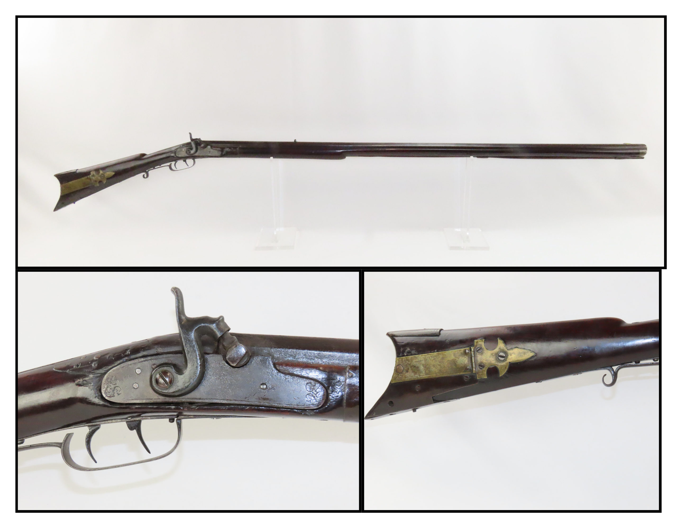 Collage Southern American Long Rifle Kentucky Tennessee Full Stock ...