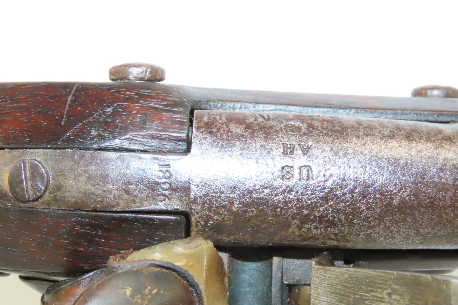N. Starr U.S. Contract Model 1817 Flintlock Common Rifle 6.3 C&R ...