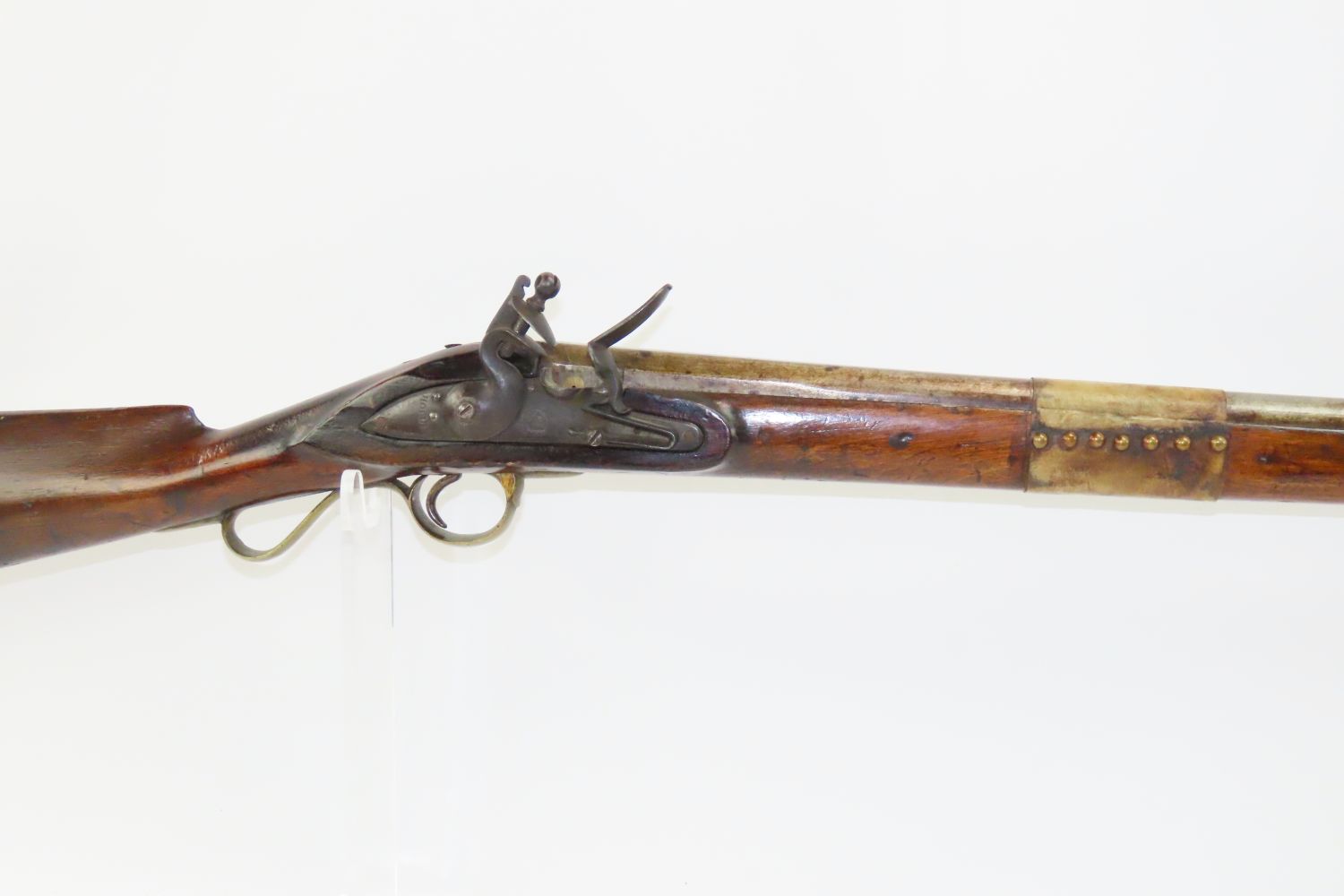 Tack Decorated Native American Style Flintlock Musket 6.3 C&R ...