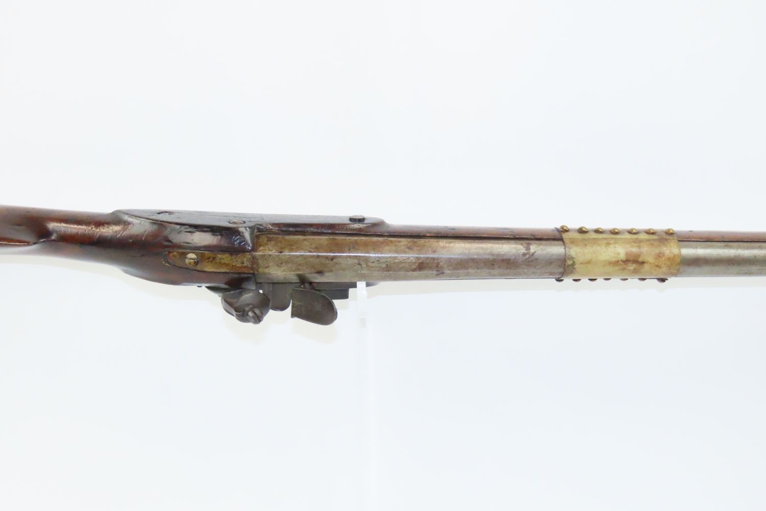 Tack Decorated Native American Style Flintlock Musket 6.3 C&R ...