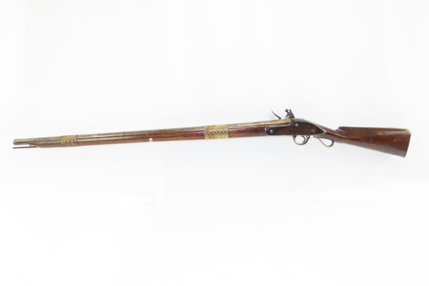 Tack Decorated Native American Style Flintlock Musket 6.3 C&R ...