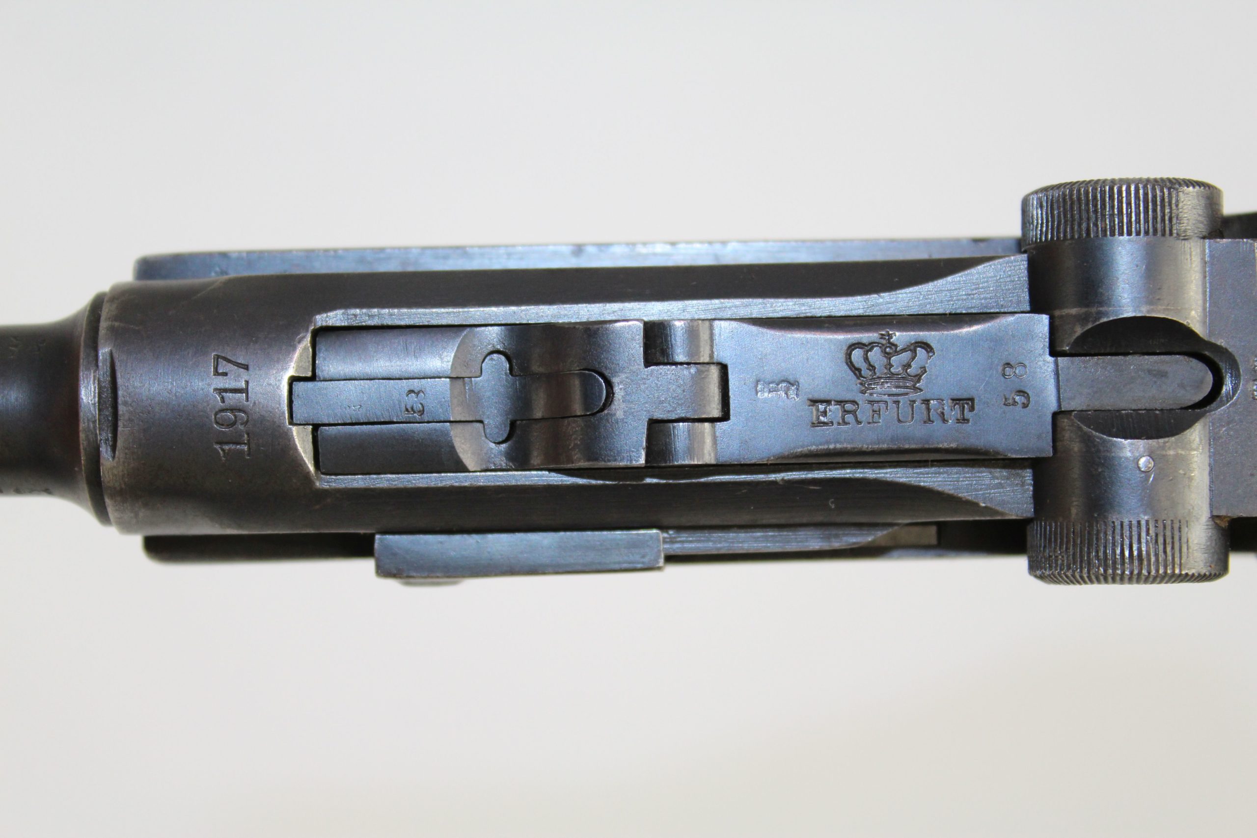 WWI World War I Erfurt Imperial German Luger p08 9mm Pistol Antique ...