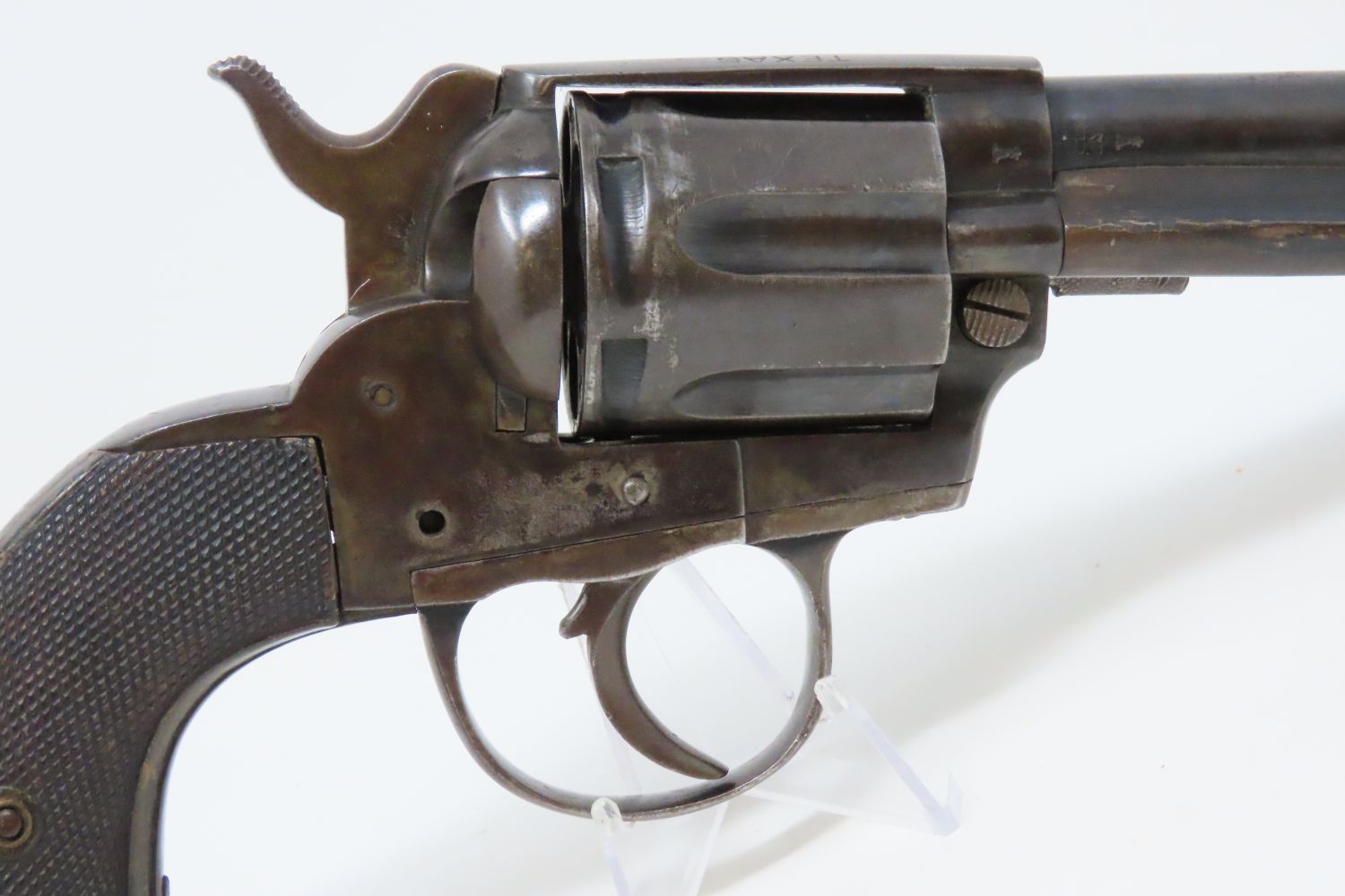Belgian Texas Ranger Revolver 10.28 C&R Antique018 | Ancestry Guns
