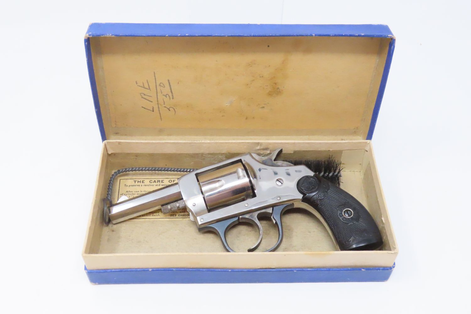 Iver Johnson MOdel of 1900 Revolver with Box 10.28 C&R Antique002 ...