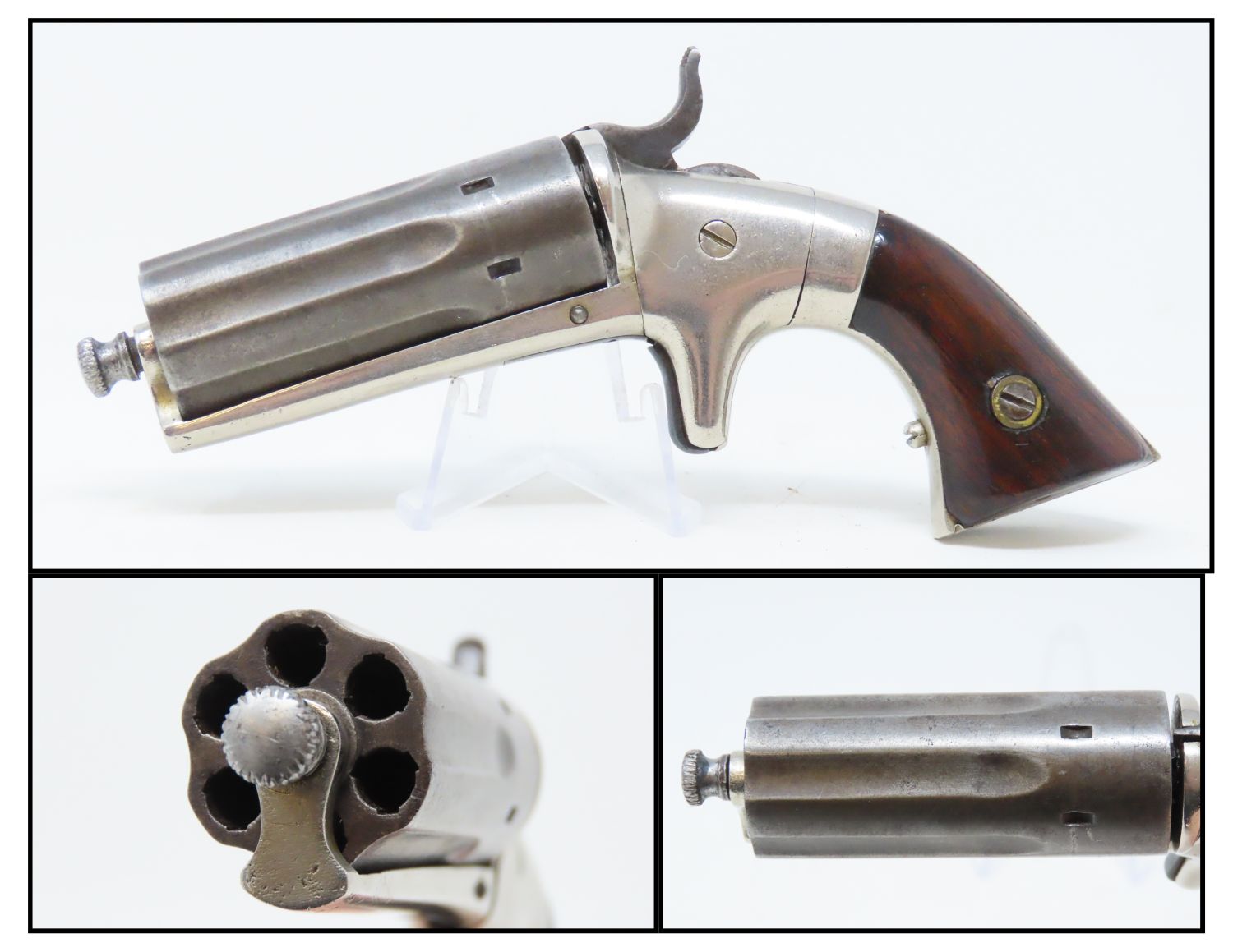 Bacon Arms Pepperbox Revolver 12.9 C&R Antique 001 | Ancestry Guns
