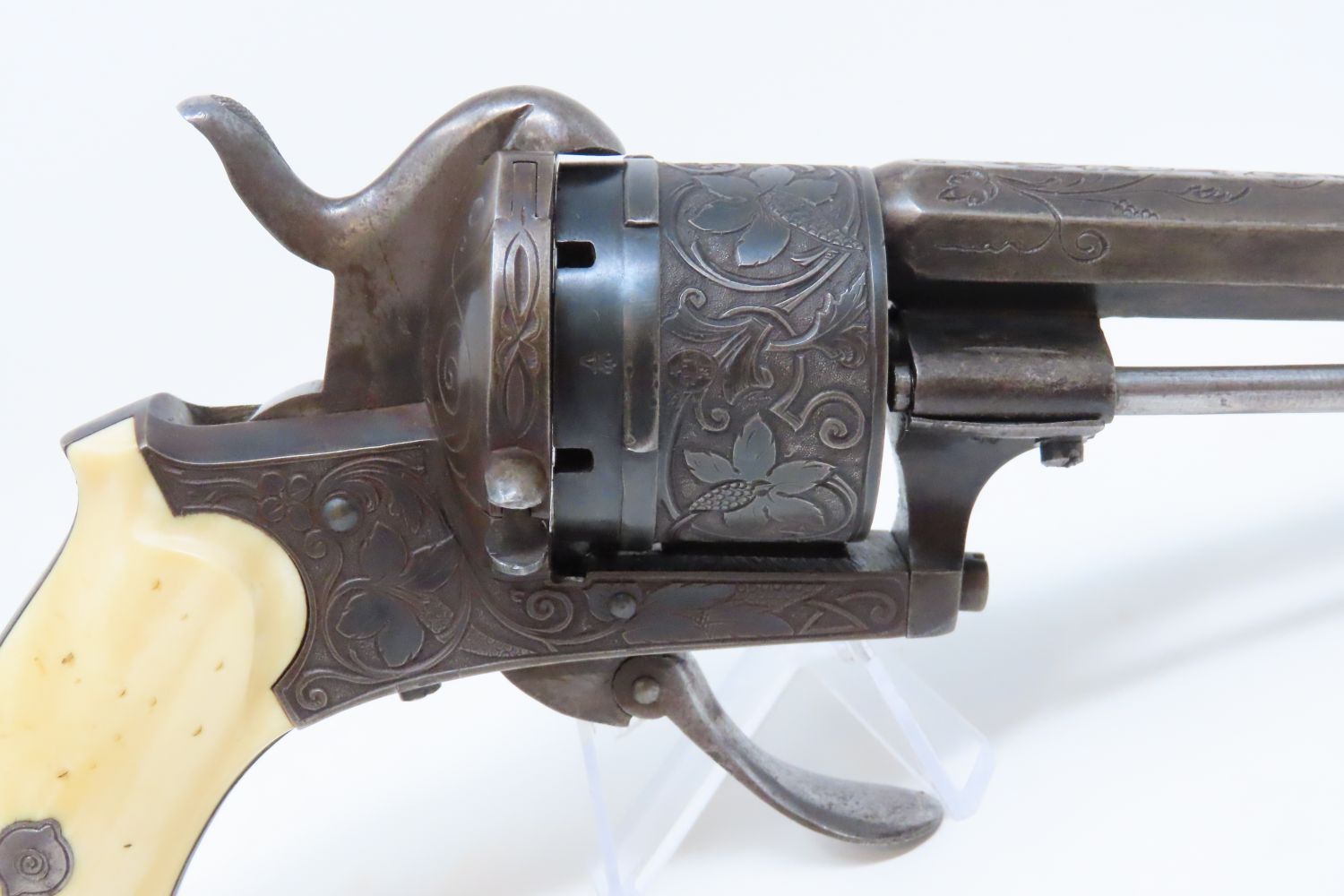 Belgian Folding Trigger Pinfire Revolver 11.3 C&R Antique006 | Ancestry ...