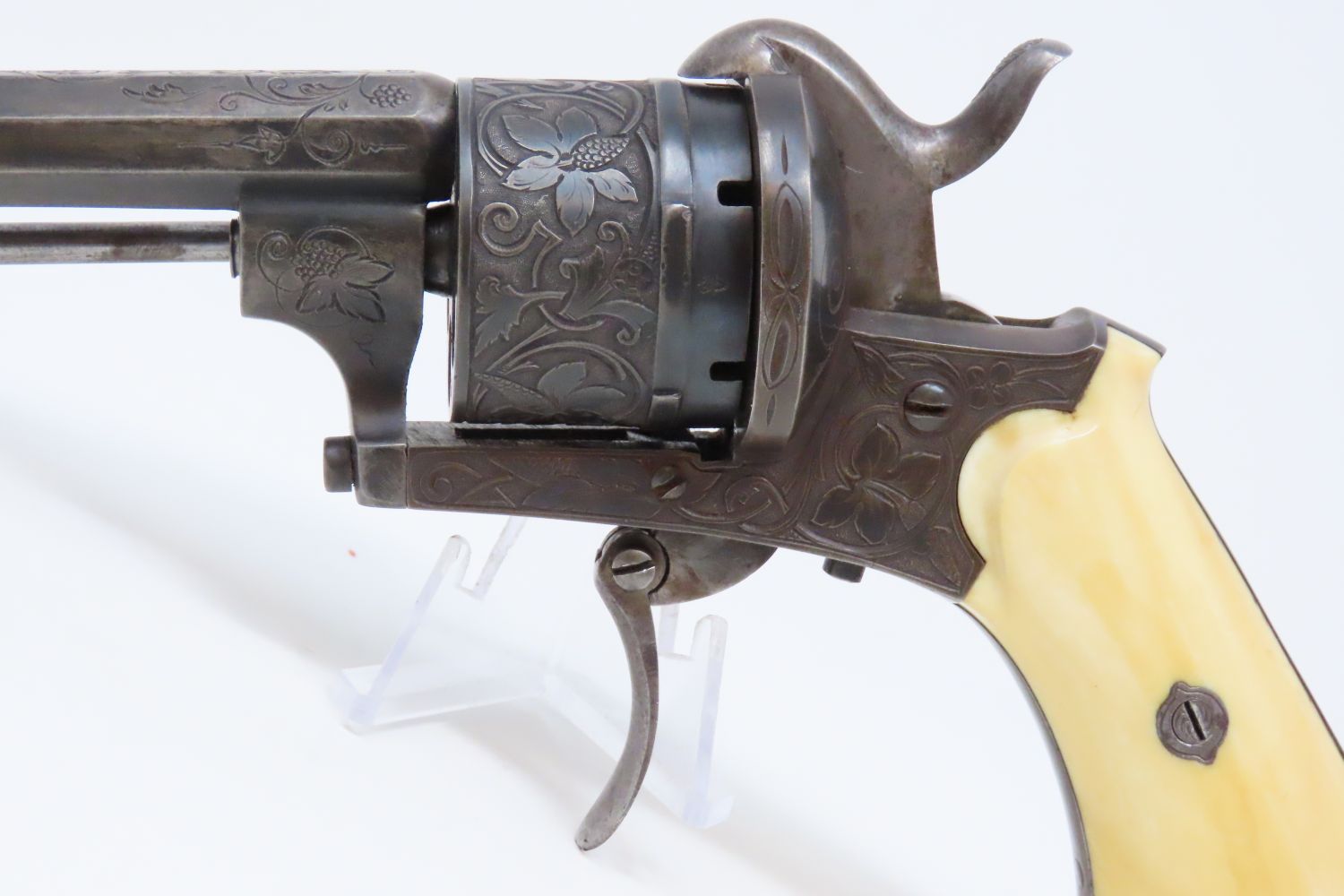 Belgian Folding Trigger Pinfire Revolver 11.3 C&R Antique021 | Ancestry ...