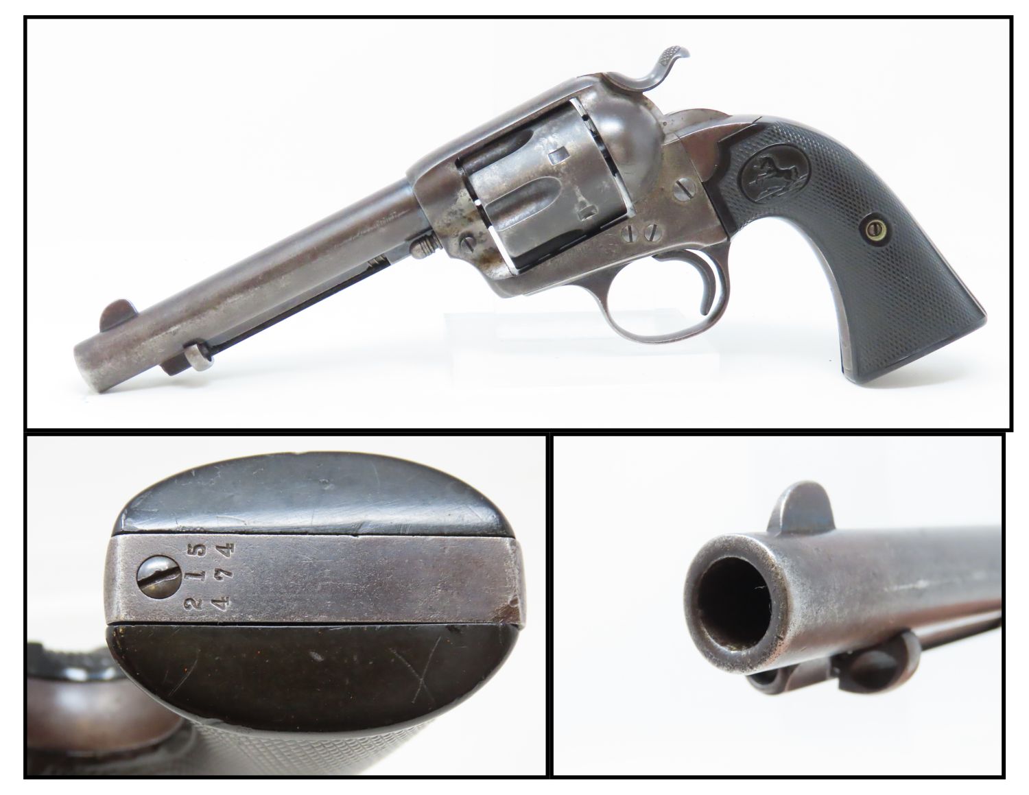 Colt First Generation Bisley Model Single Action Army Revolver 11.20 C&R Antique 001 | Ancestry Guns