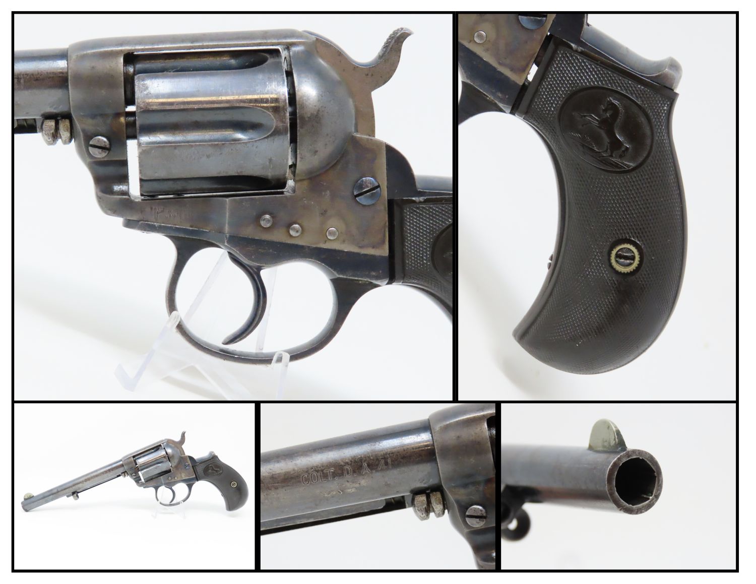 Colt Model 1877 Thunderer Double Action Revolver 10.27 C&R Antique001 ...